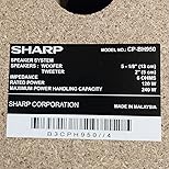 Amazon.com: Sharp CD-BH950 Sharp 240W 5-Disc Mini Shelf Speaker System ...