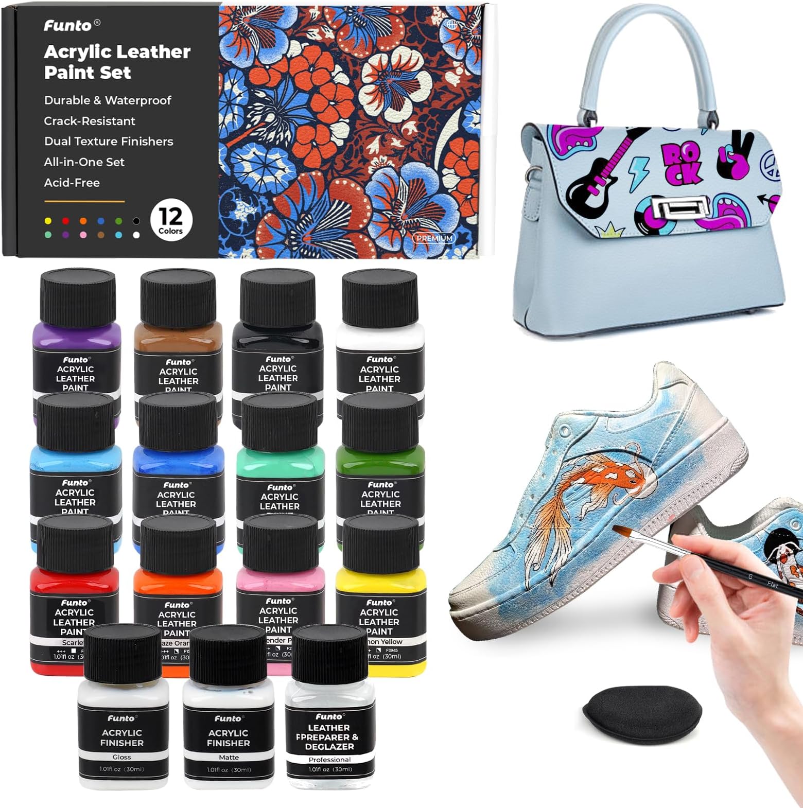 Amazon.com: Metallic Rub-On Paint Palette - 7 Colors-Kit #2