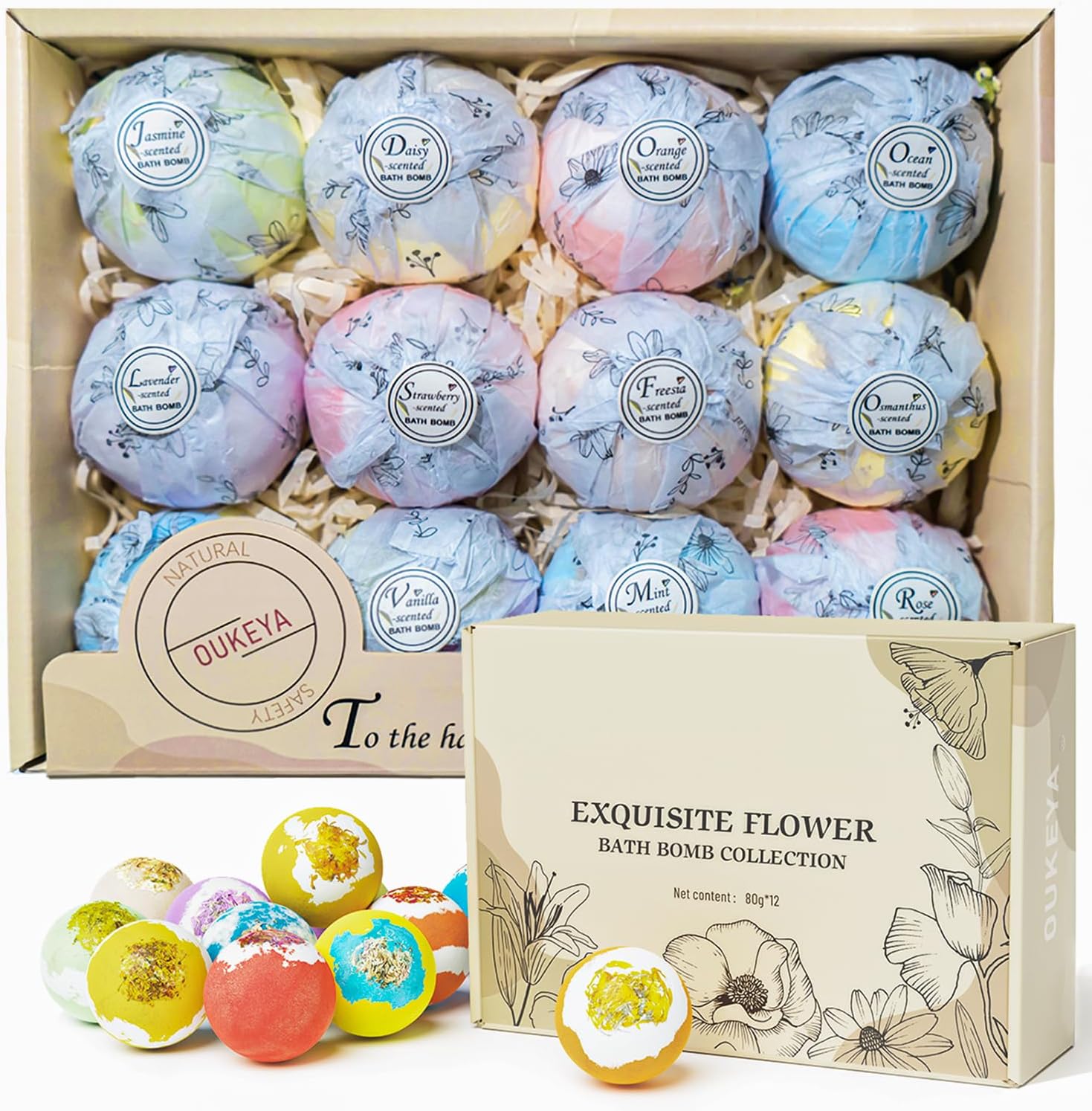 Amazon.com: MAJESTIC PURE Bath Bombs for Women & Men - USA Made, Bath ...