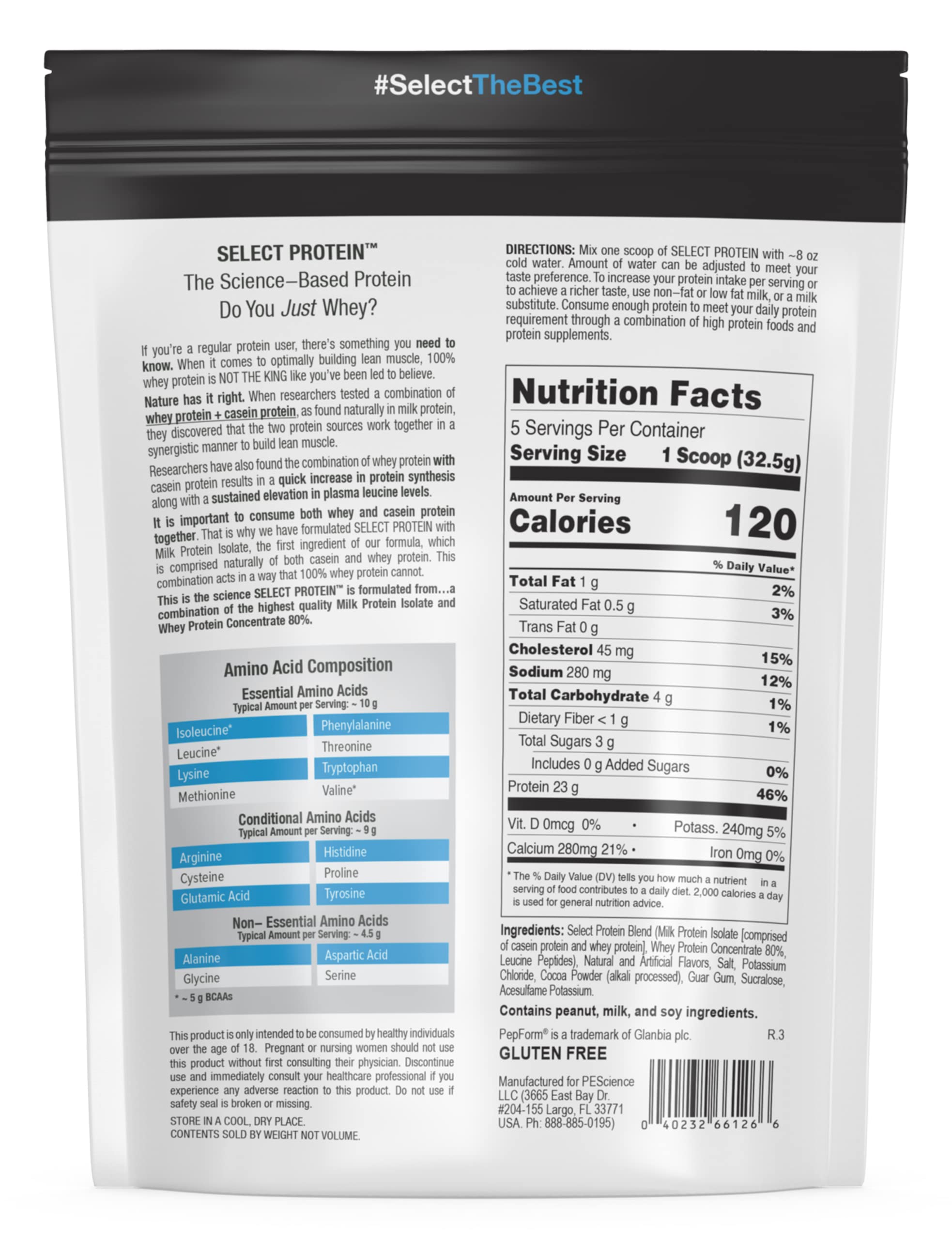 Snapklik.com : PEScience Select Low Carb Protein Powder
