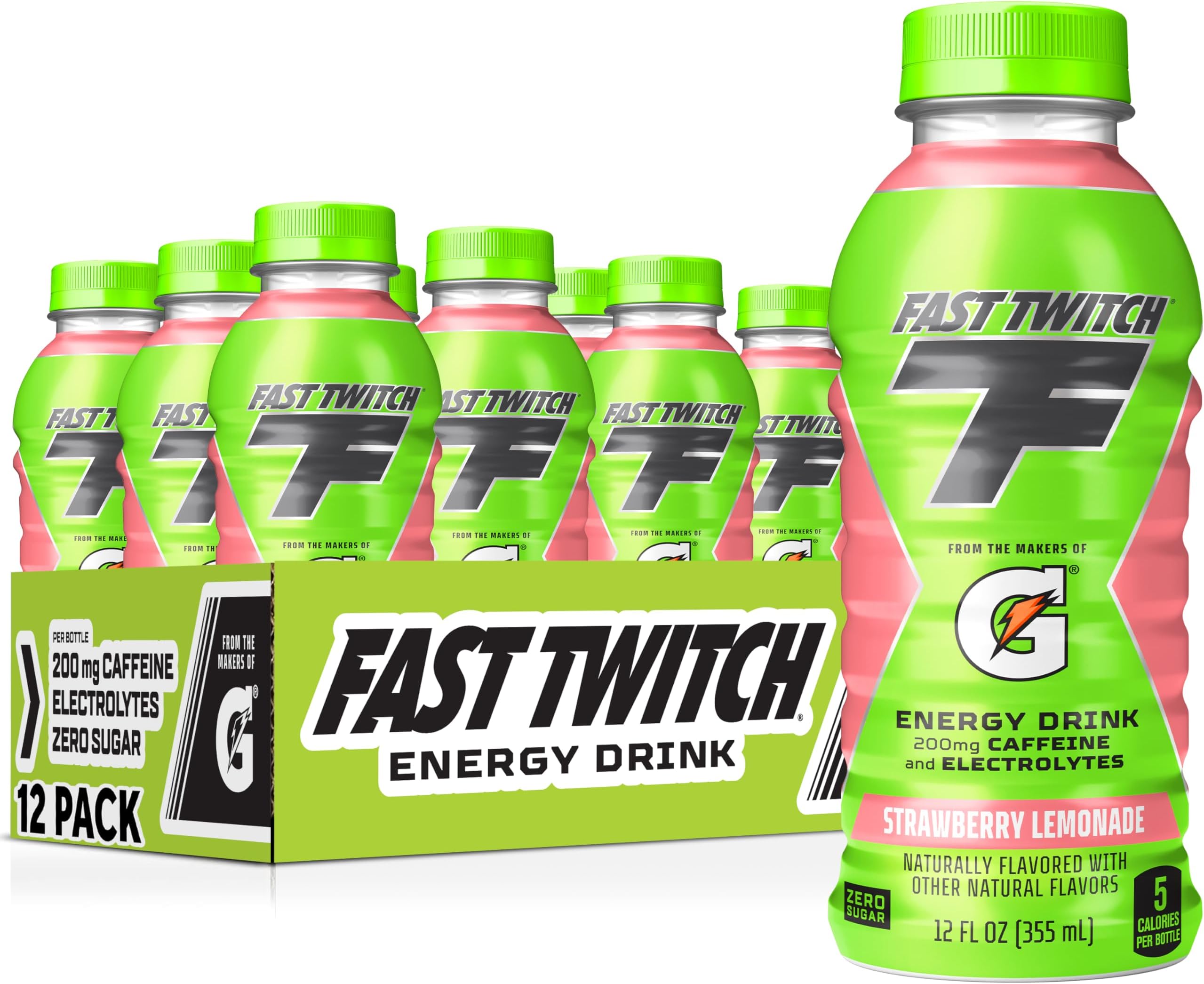 Amazon.com : Fast Twitch Energy drink from Gatorade, Glacier Freeze, 12 ...