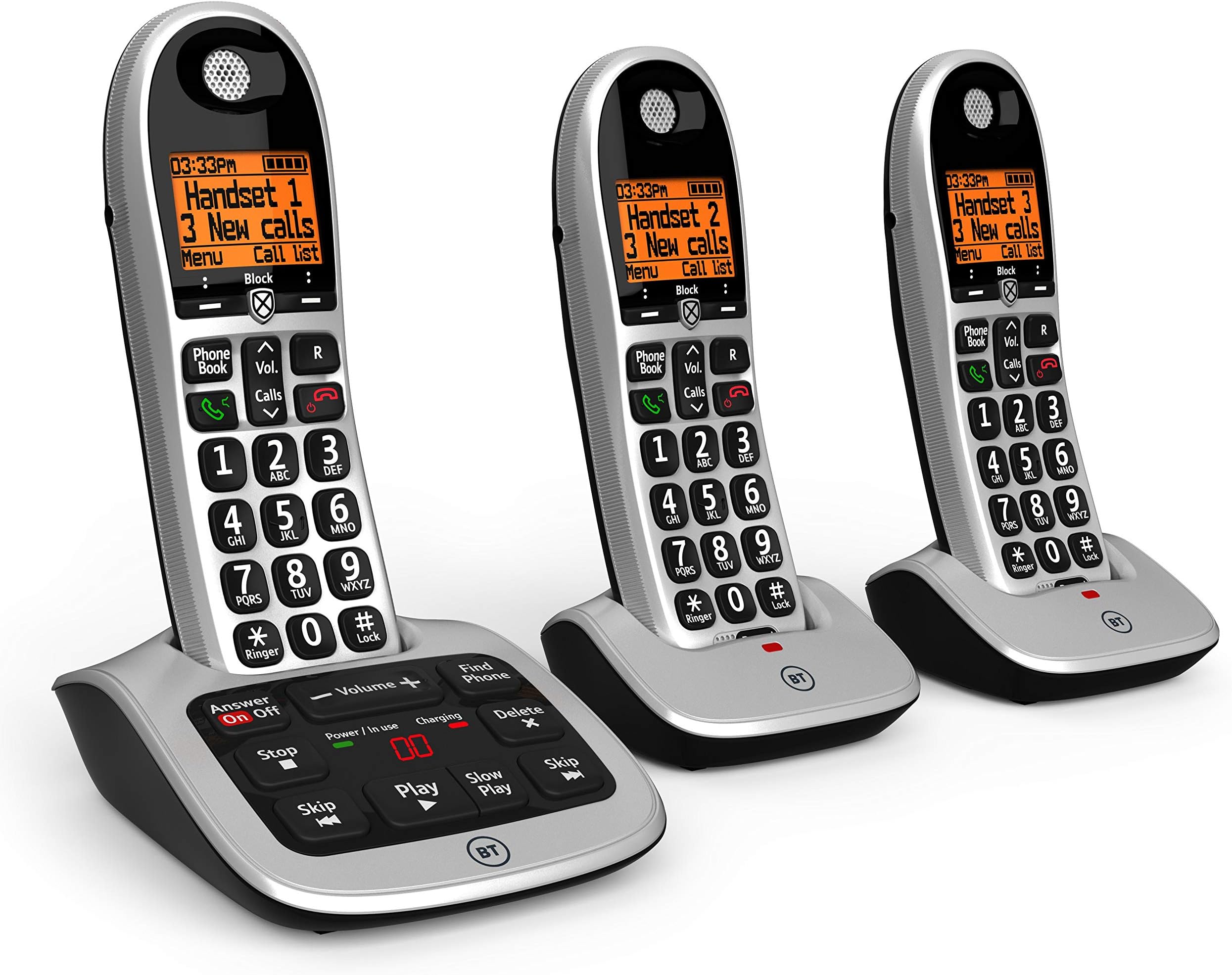 BT 4600 Cordless Landline House Phone, Home Phone, Big Buttons ...