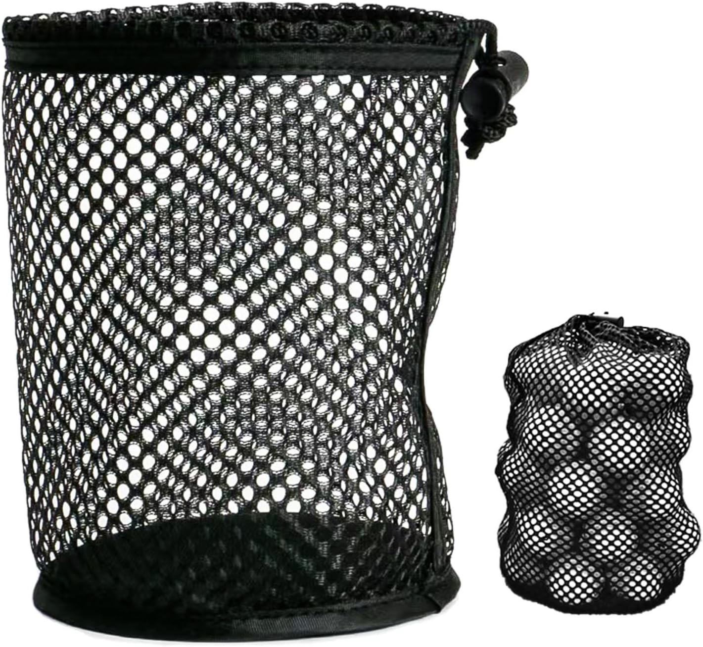 brileze Golf Ball Bag Nylon Rope Golf Balls Storage Net Bag Large Golf ...