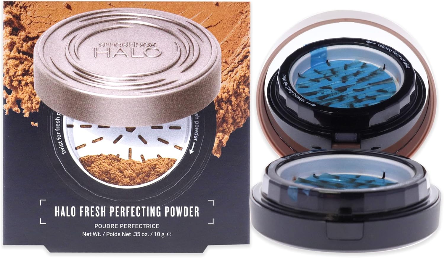 SmashBox Halo Fresh Perfecting Powder - Tan For Women 0.35 oz Powder ...