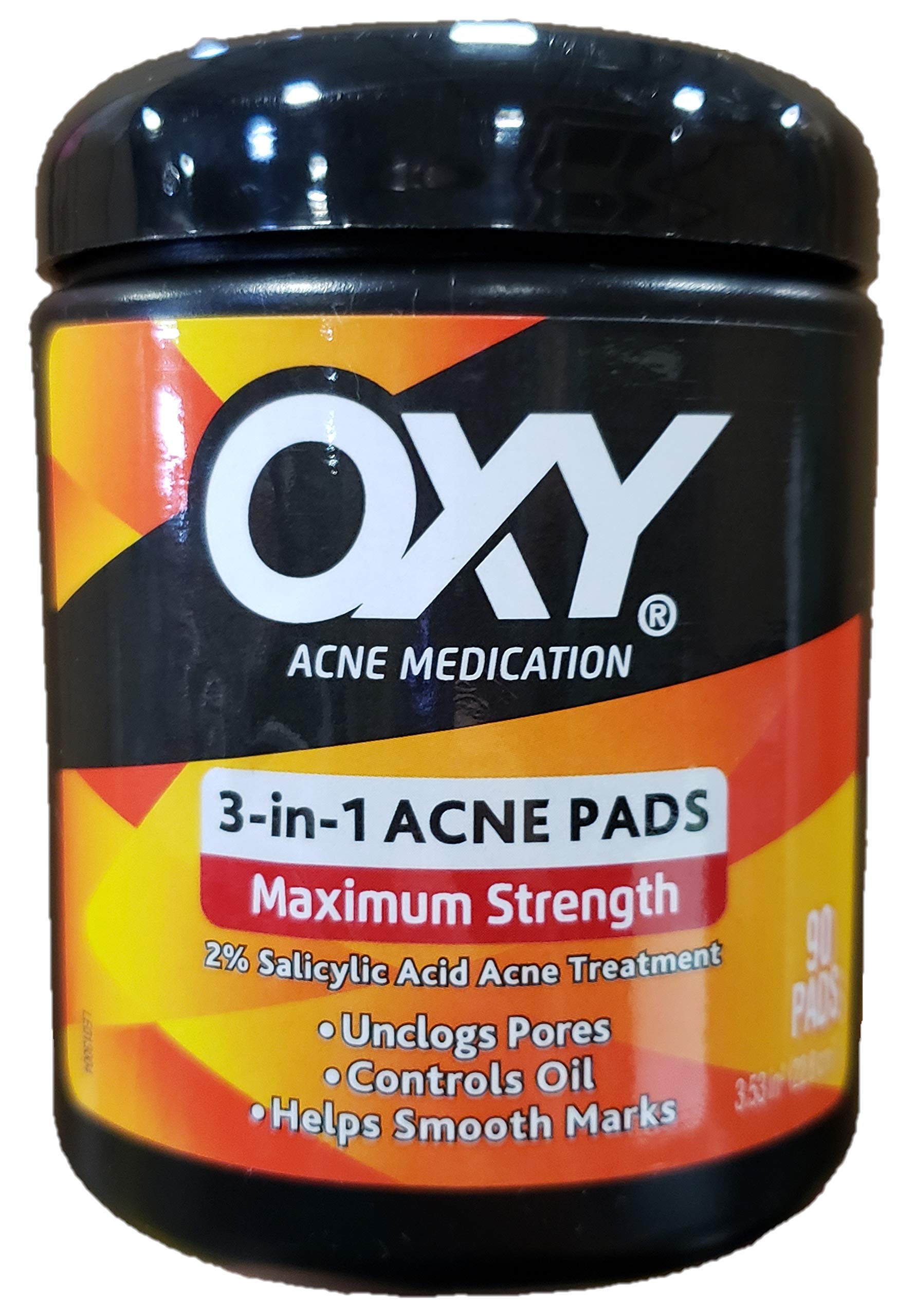 Amazon.com: OXY Maximum Action 3 in 1 Acne Treatment Pads, 90 count ...