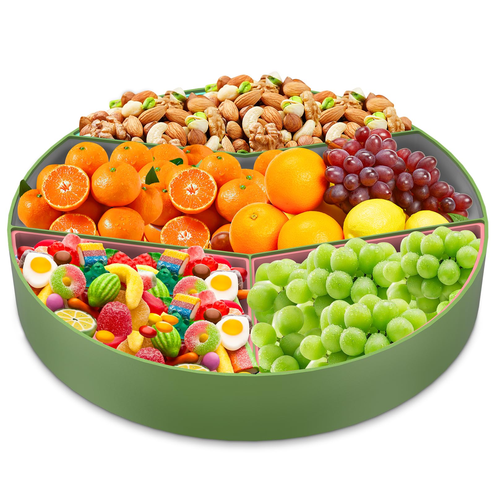 Snapklik.com : Dinnerware Platters And Trays - Multi-Functional Snack ...