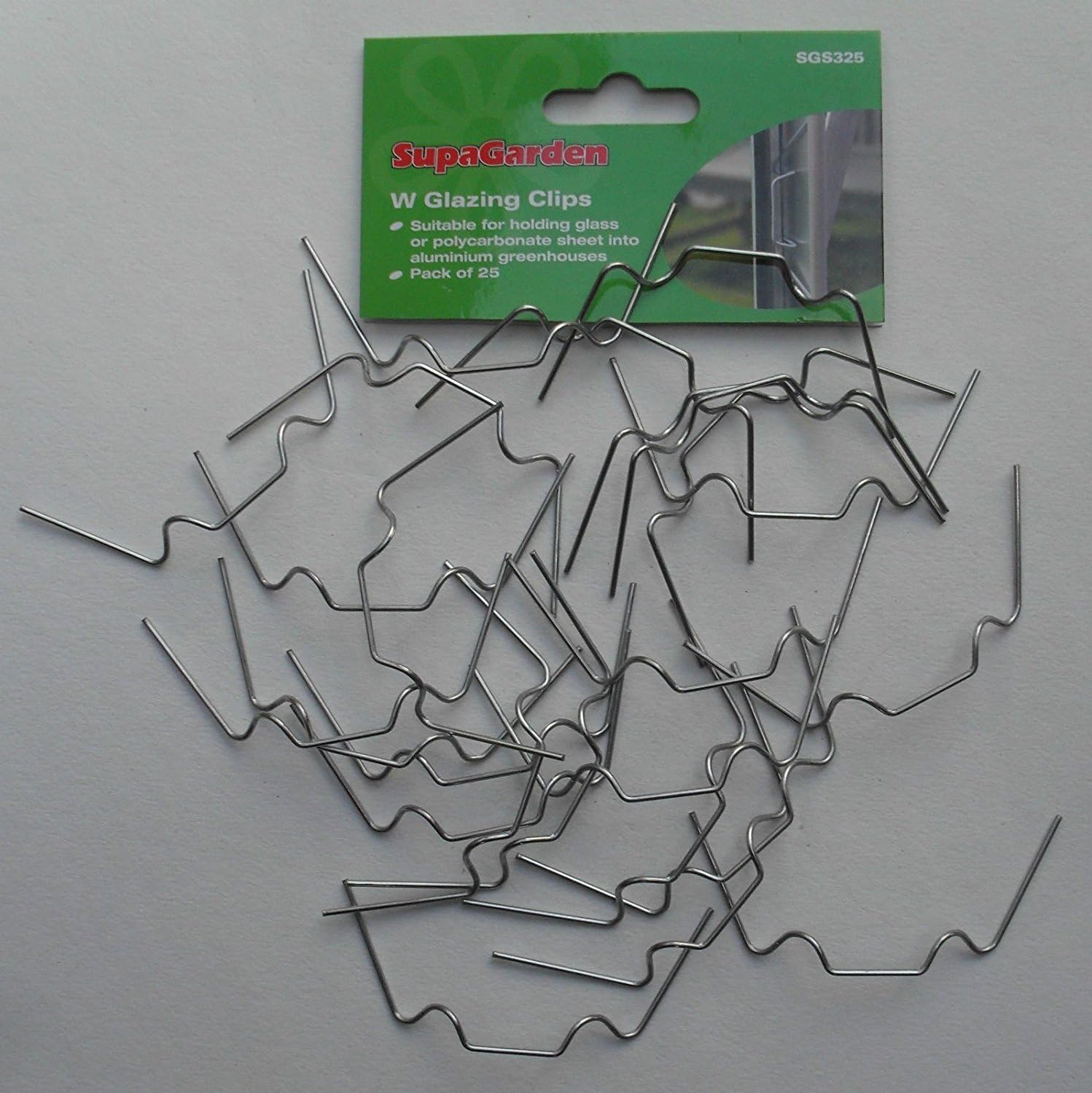 Part Formed Z Greenhouse Glazing Clips - Pack 50 : Amazon.co.uk: Garden