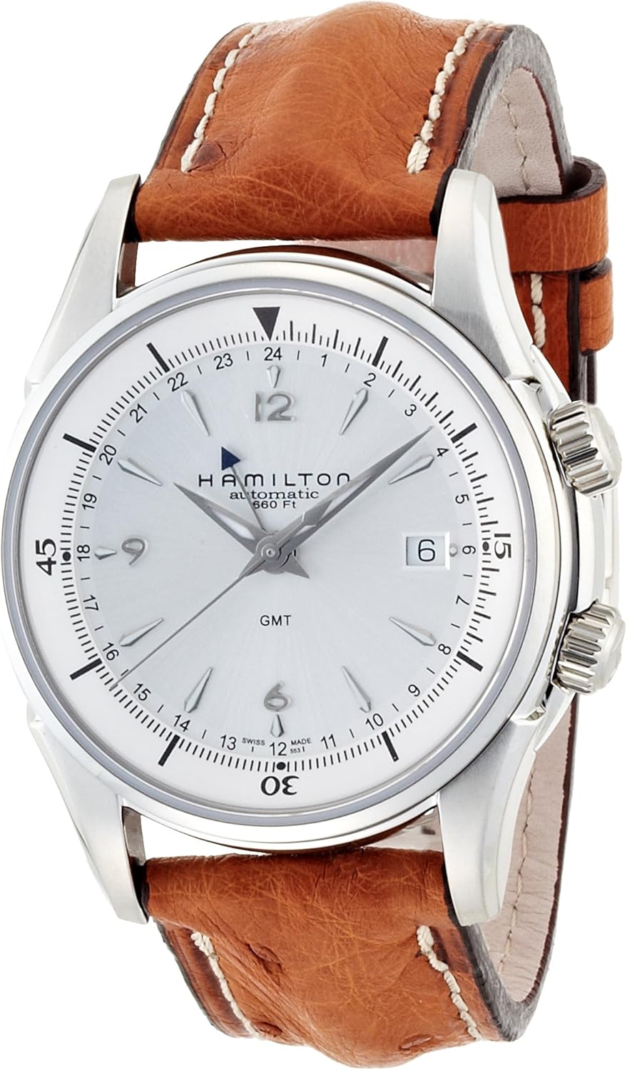 Amazon.com: Hamilton American Classic JazzMaster Traveler GMT 2 Mens ...