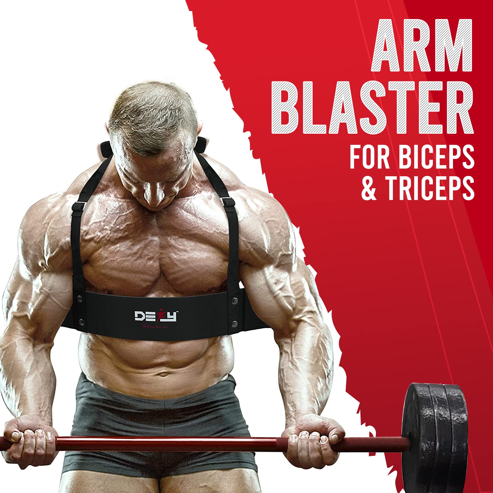 DEFY Bicep Arm Blaster- Arm Blaster for Biceps & Triceps, Workout Bicep ...