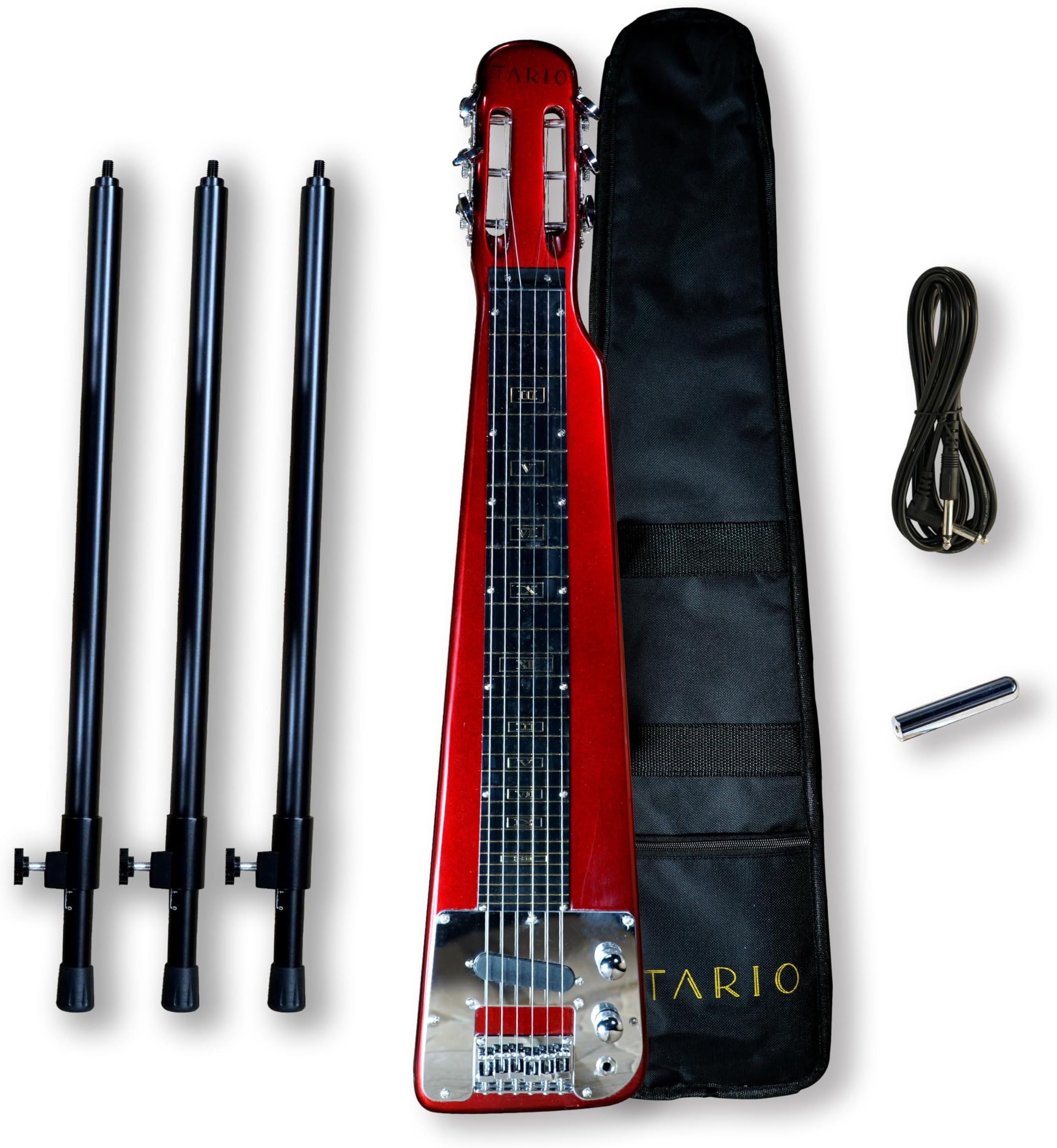 Amazon.com: TARIO Lap Steel Guitar 6 String Slotted Head Stock Electric ...