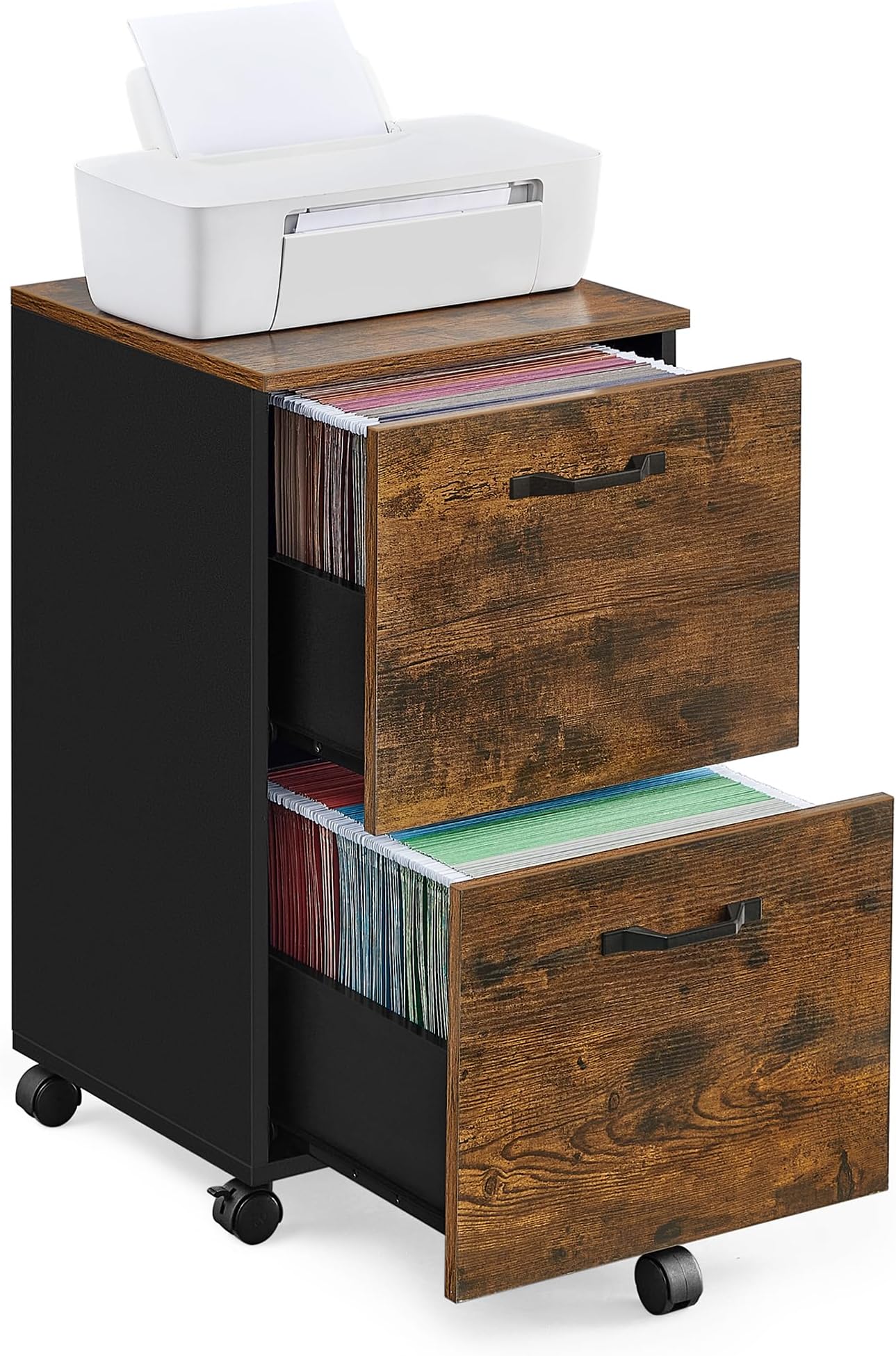 Amazon.com : VASAGLE 2-Drawer File Cabinet, Filing Cabinet for Home ...