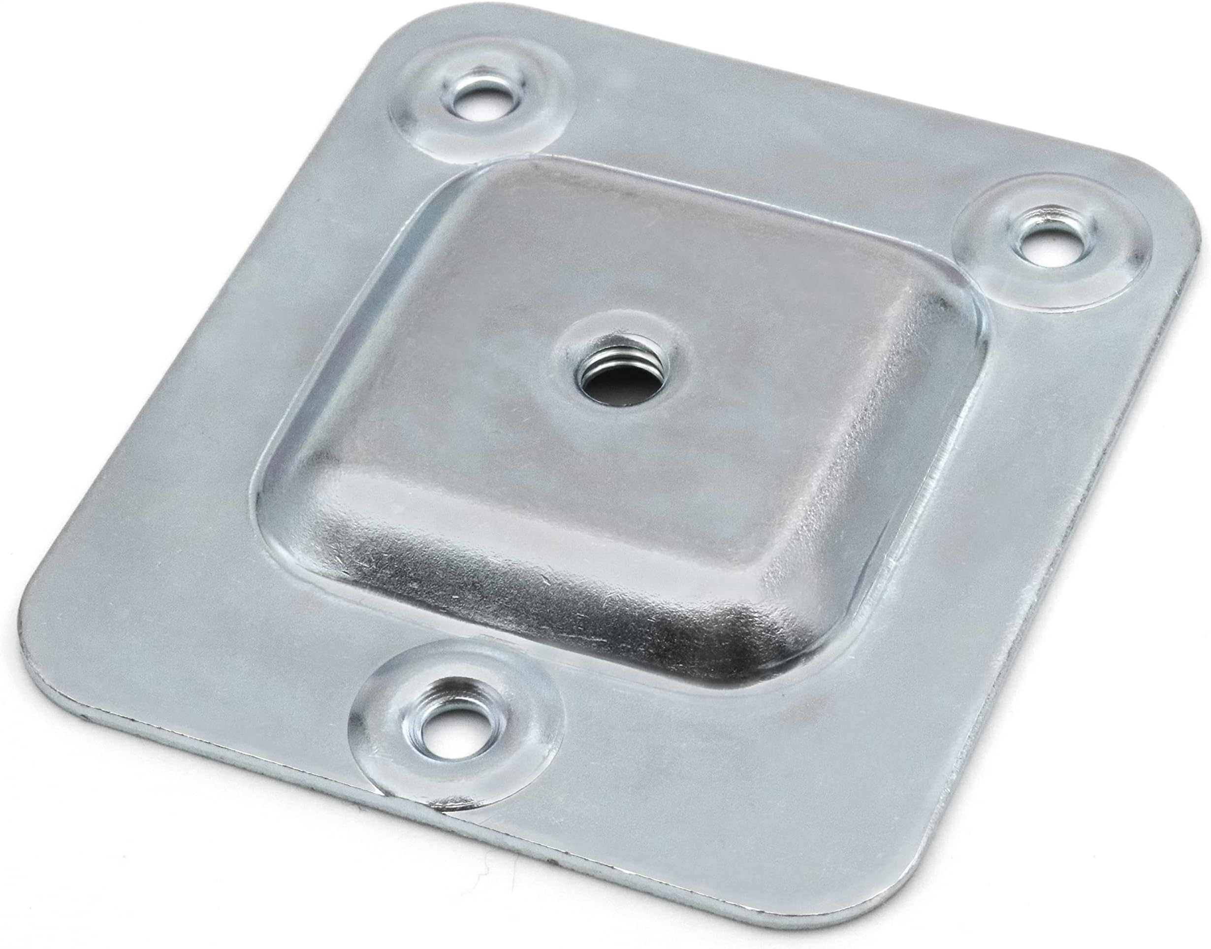 Lot de 4 Metal Plaques de Montage de Pied avec Boulons et Vis, M8 ...