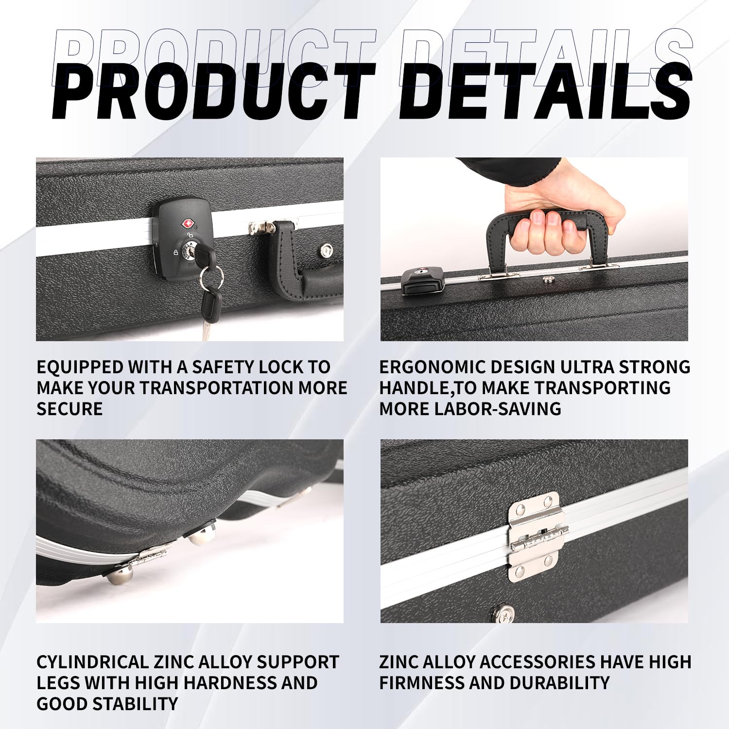 Snapklik.com : GHOSTFIRE Hard-Shell Cases Electric Guitar Case Super ...