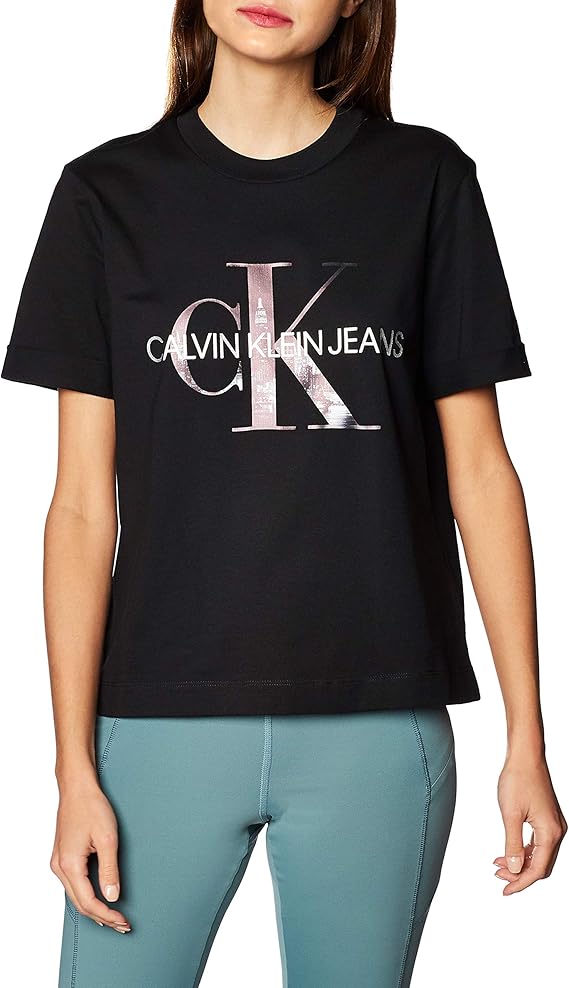 Calvin Klein New York Print CK tee Camisa para Mujer: Amazon.es: Moda