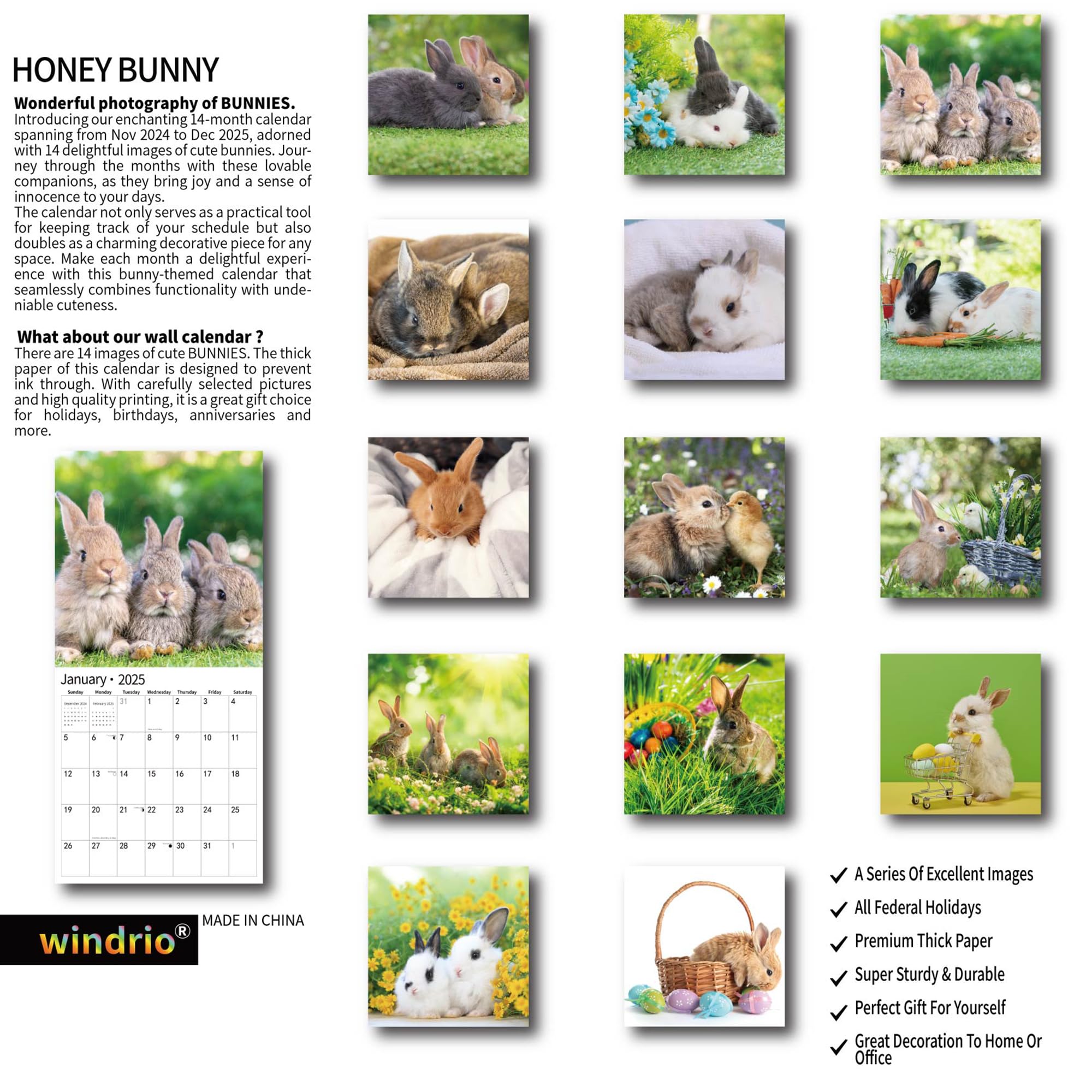 Snapklik.com : 2025 Wall Calendar,Calendar 2025, January 2025 ...