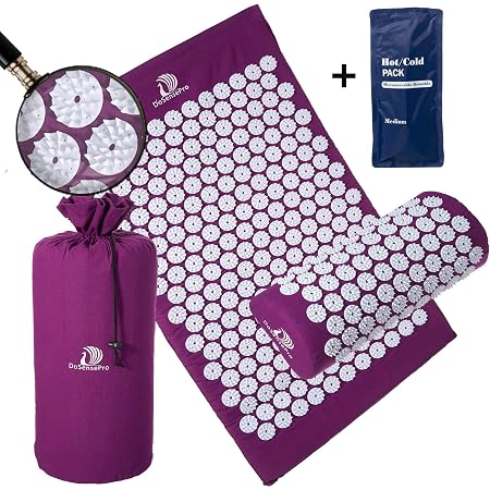 Amazon.com: Acupressure Mat Spike Body Mat for stress, neck pain, back ...
