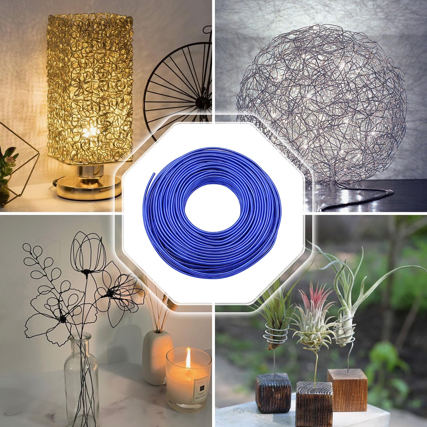 Snapklik.com : YTKavq Aluminum Craft Wire,16 Gauge Aluminum Wire ...