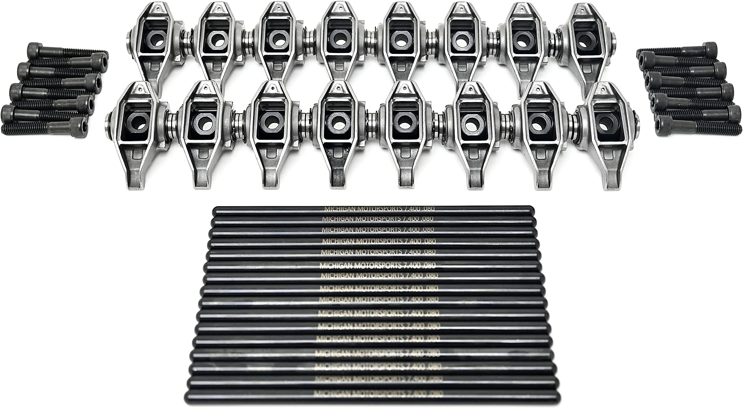 Amazon.com: Michigan Motorsports LS1 Rocker Arms and Bolts with Trunion ...