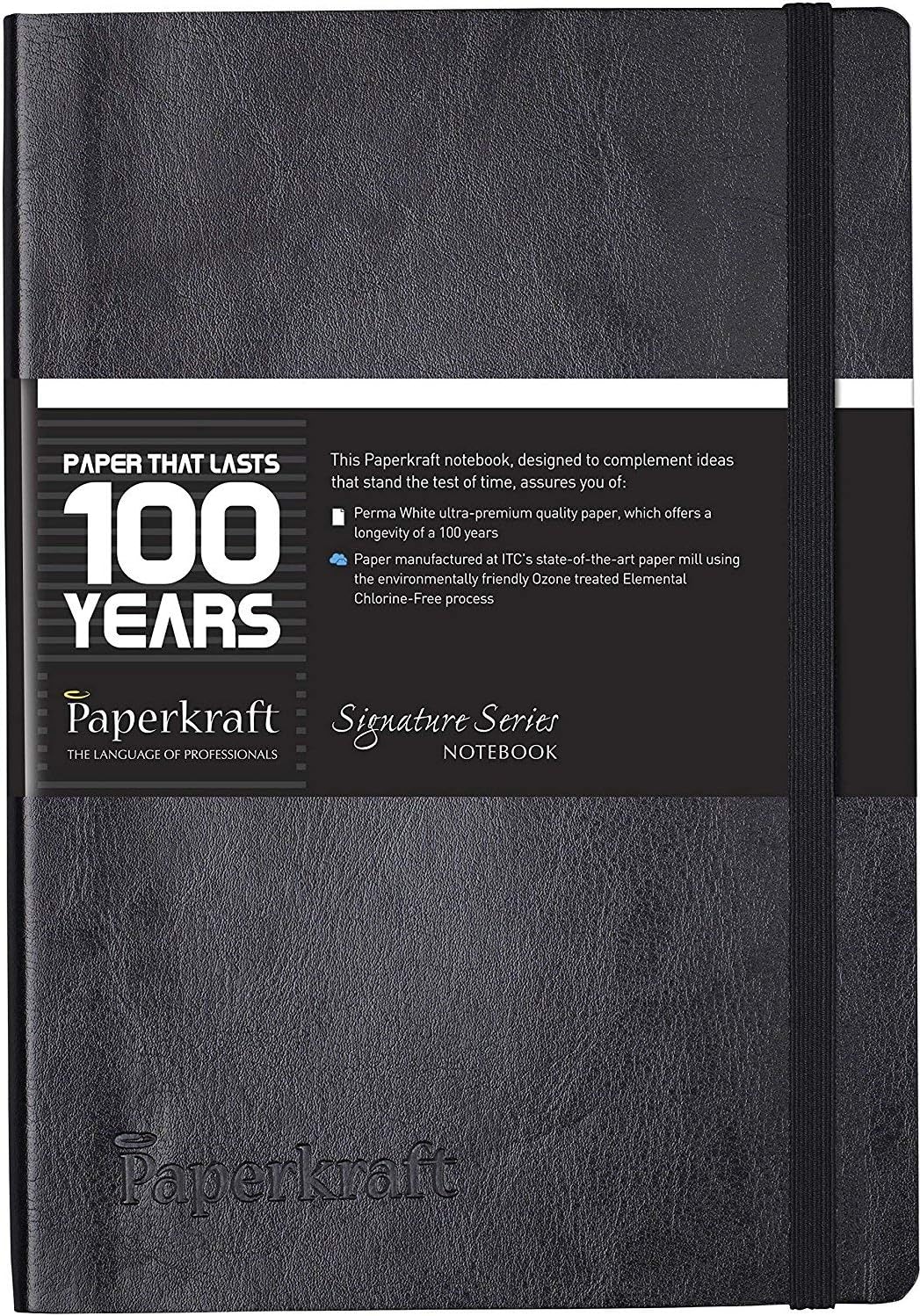Paperkraft Signature Series premium notebook- With Paper that lasts 100 ...
