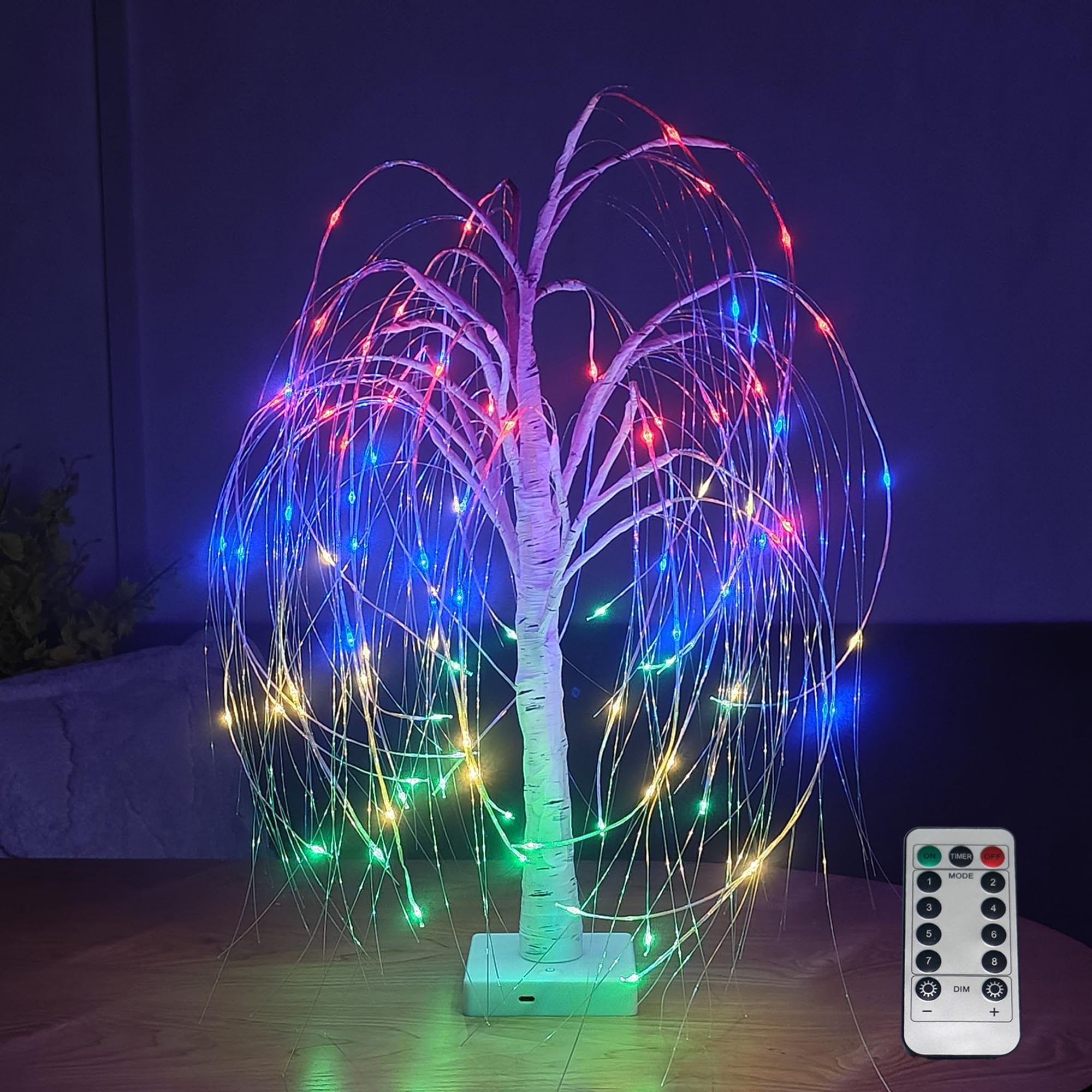 Amazon.com: ALFANITE Twinkling Tree Fairy Light Spirit Tree Lamp Bonsai ...