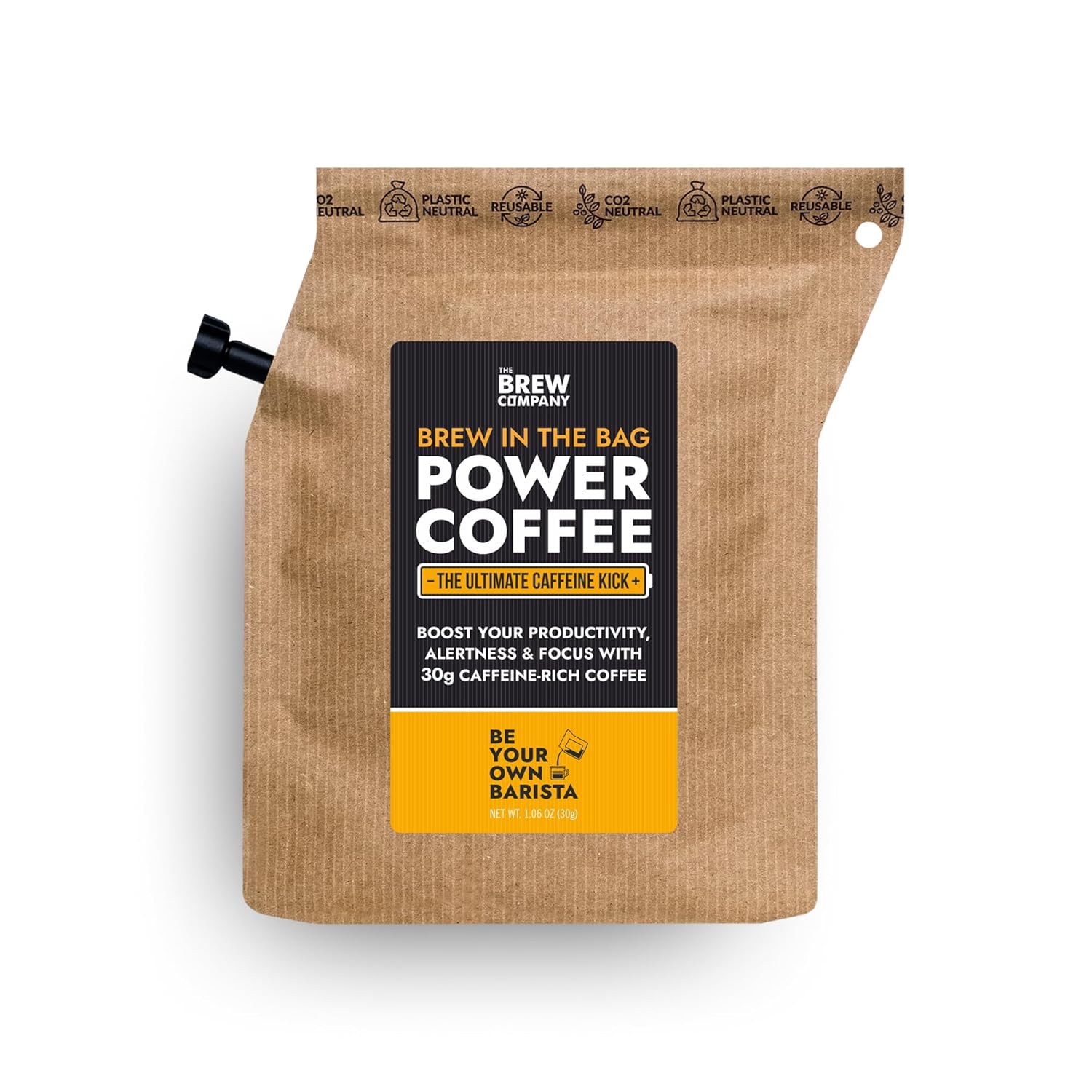 Amazon.com : Extra Strong Highly Caffeinated Ground Coffee - 1 ...