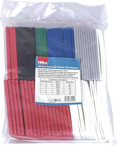 100 PCE Assorted Plastic Flat Packers : Amazon.co.uk: Business ...