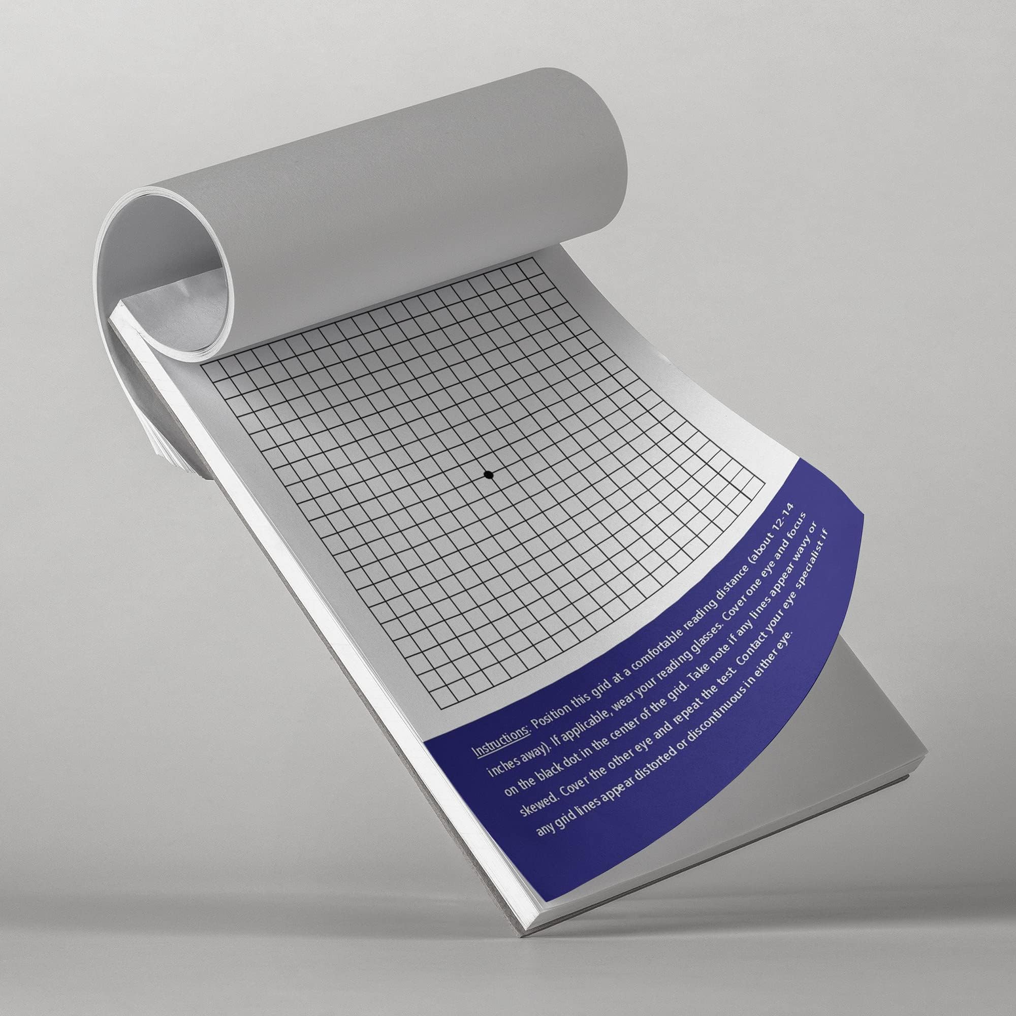 Snapklik.com : Amsler Eye Grid Note Pad - Daily Vision Screening Tool ...
