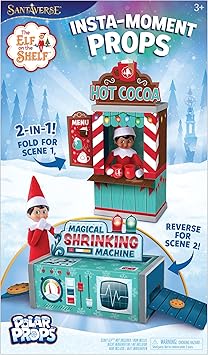 Amazon.com: The Elf on the Shelf Insta-Props 2-in-1 Scene Kit with ...