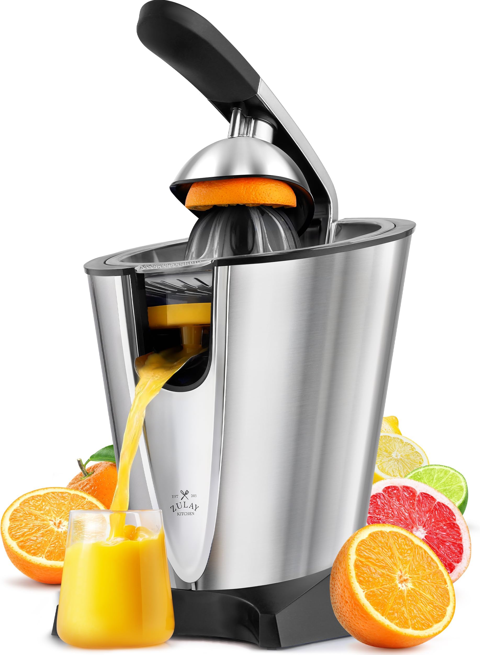 Amazon.com: NutriChef Electric Citrus Juicer - Stainless Steel Juice ...