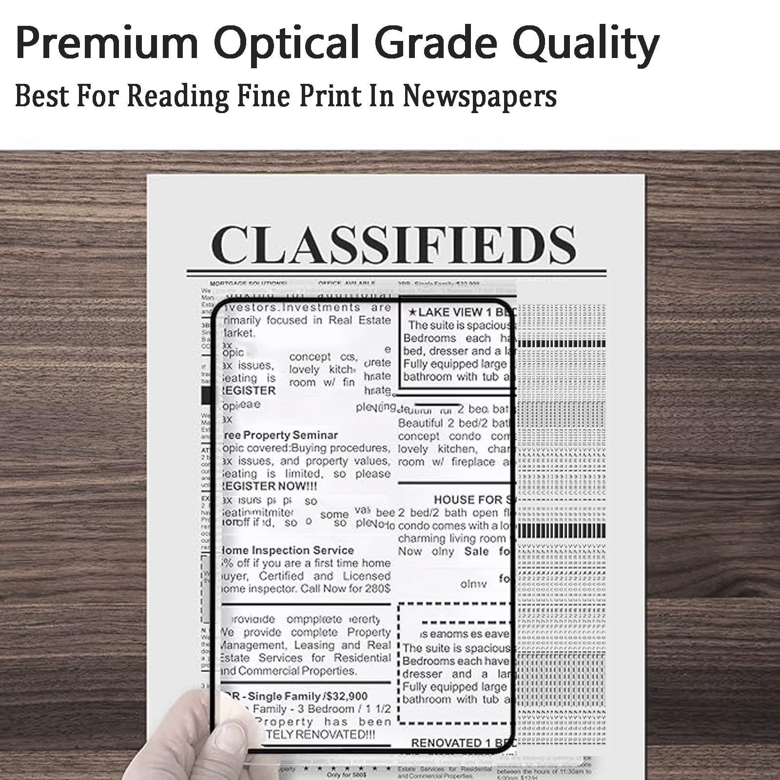Fresnel Lens Magnifying Sheet