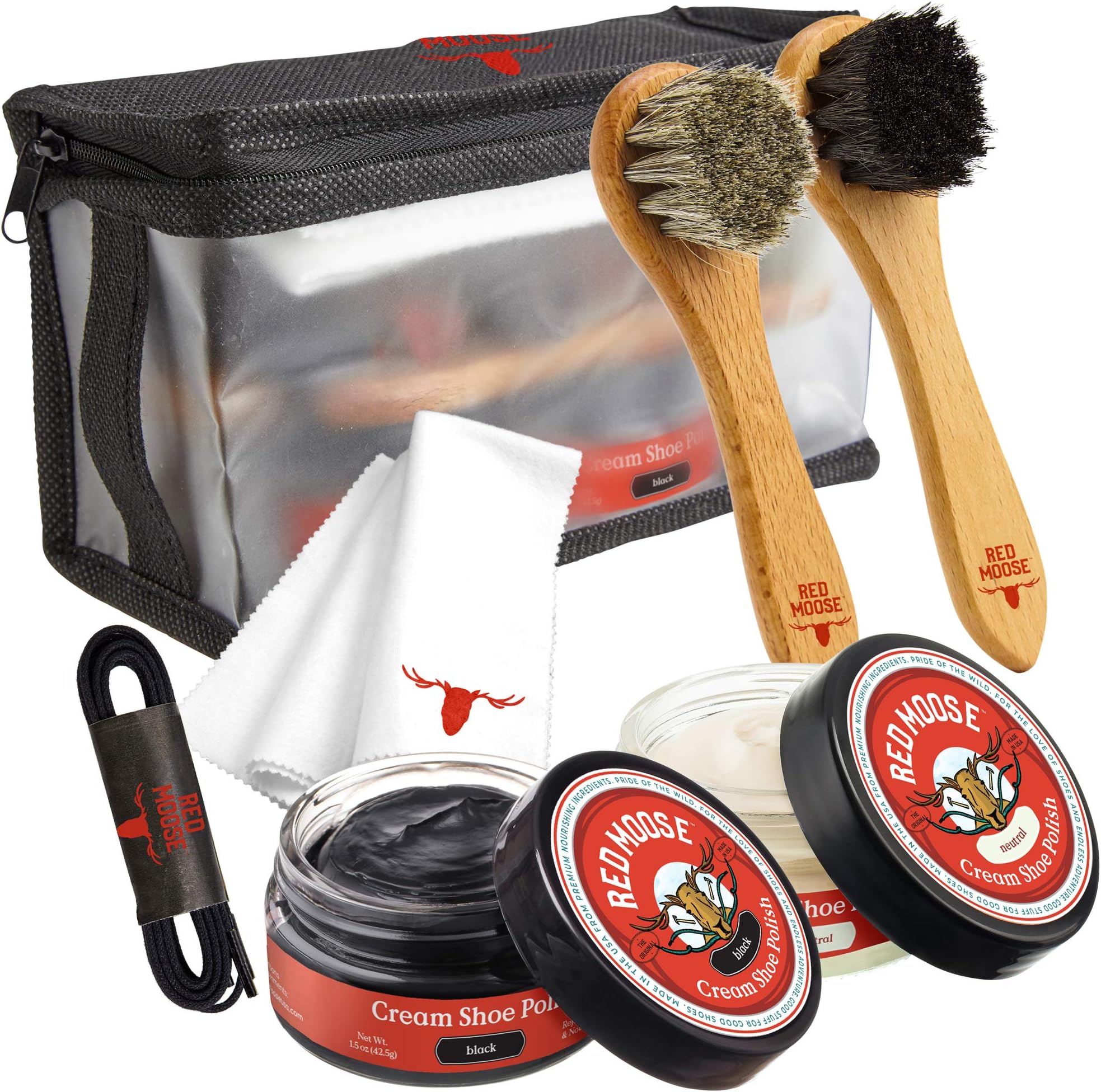 Amazon.com: KIWI Shoe Shine Kit, Black - Gives Shoes Long-Lasting Shine ...