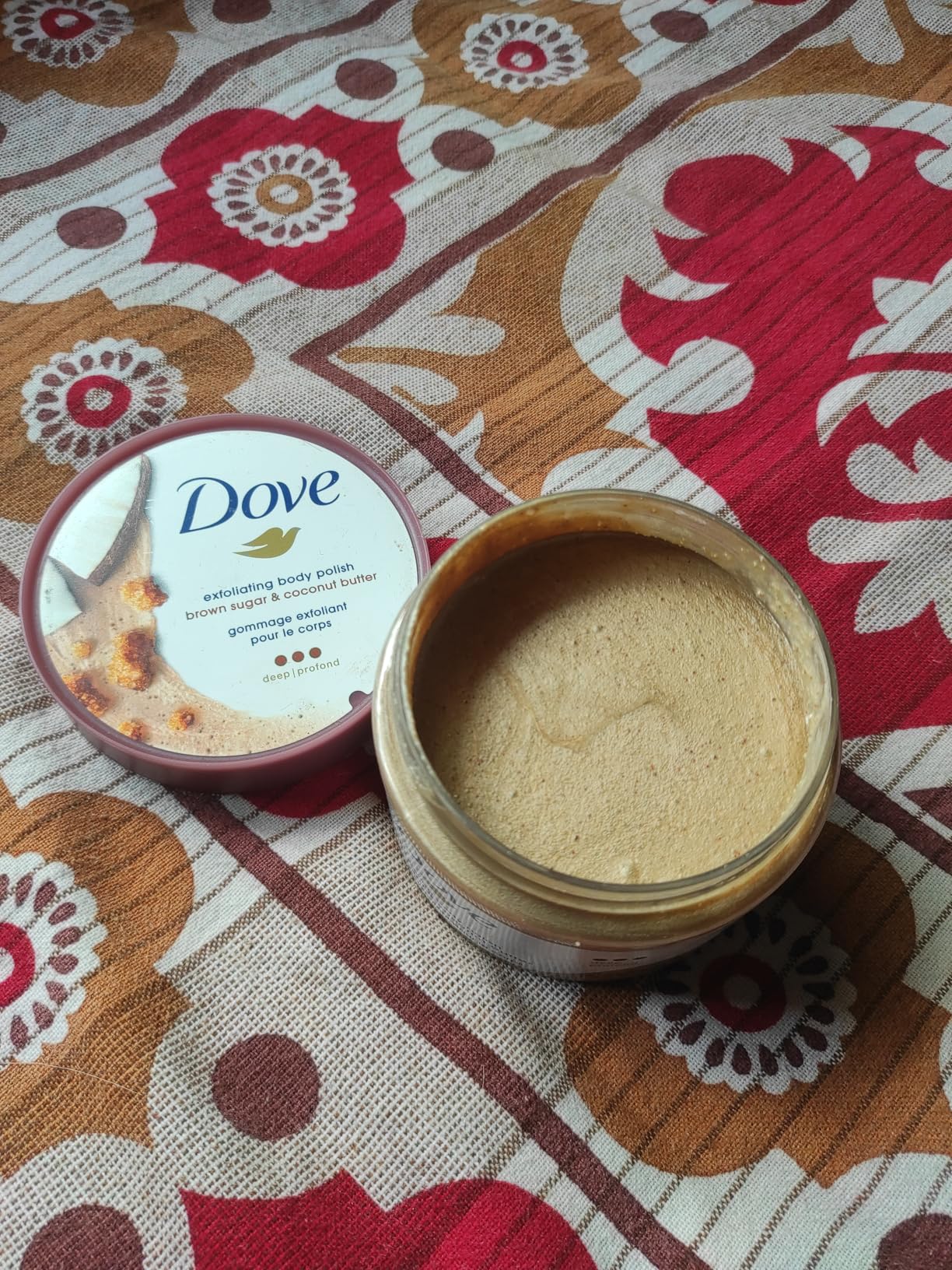 Buy Dove Exfoliating Body Polish Scrub Dry Skin Brown Sugar & Coconut ...
