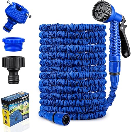 Amazon.co.jp: Ewbob Sprinkling Hose, Magic Hose, 39.4 ft (15 m ...