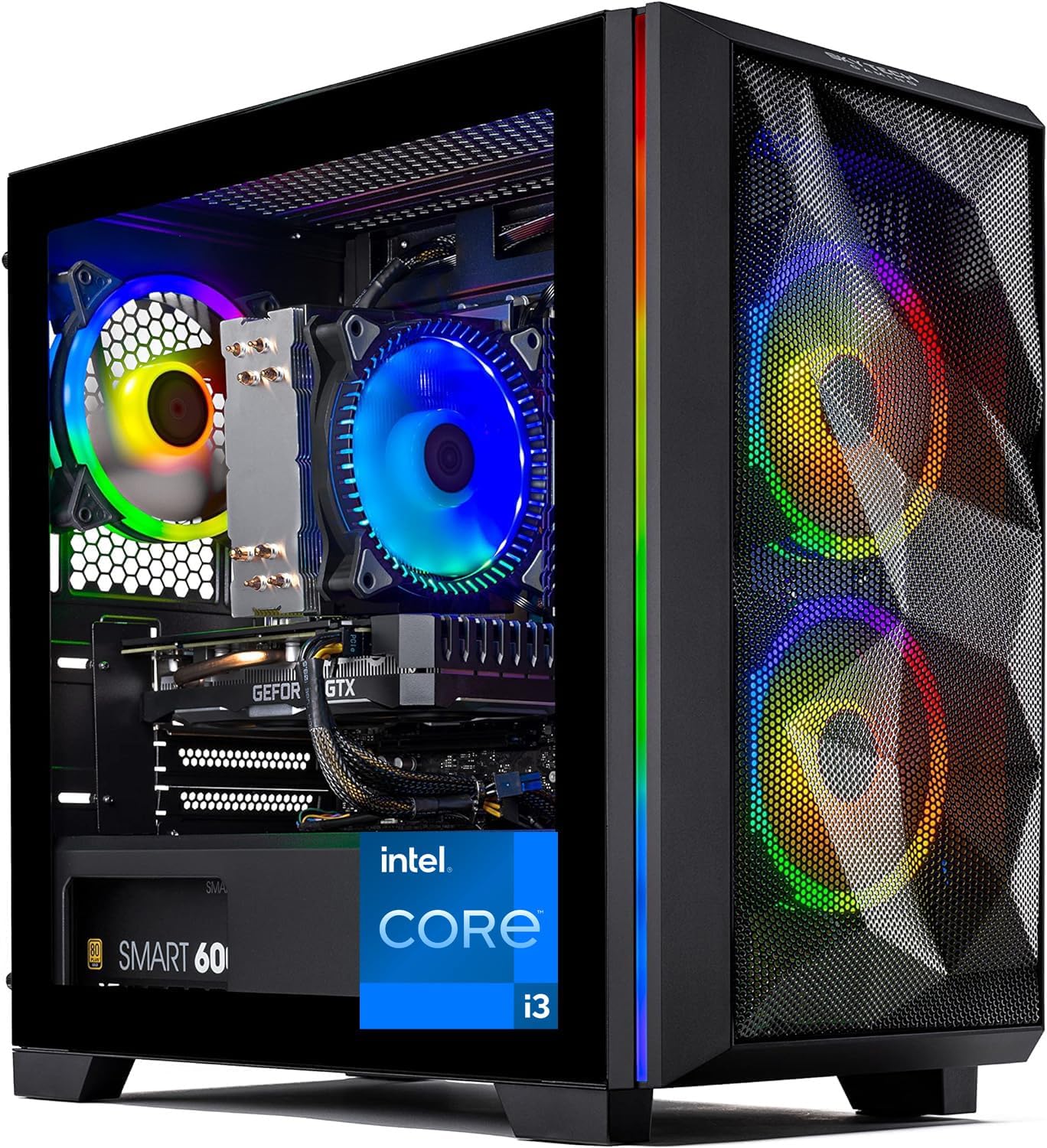 Amazon.com: Thermaltake Graphite 360 Gaming PC (AMD Ryzen 5 5600X, RTX ...
