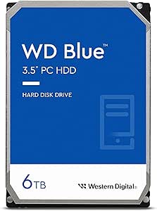 Amazon.com: Western Digital 6TB WD Blue PC Internal Hard Drive HDD - 5400 RPM, SATA 6 Gb/s, 256 ...