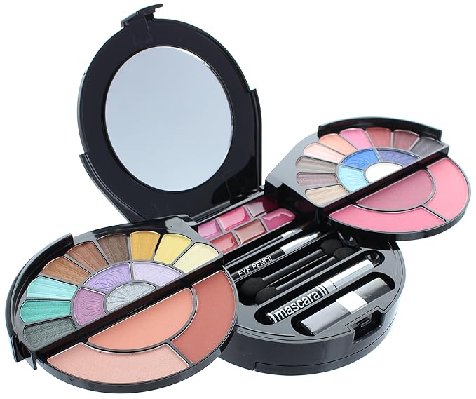 Amazon.com : BR deluxe makeup palette (64 colors) - extra pearl shine ...