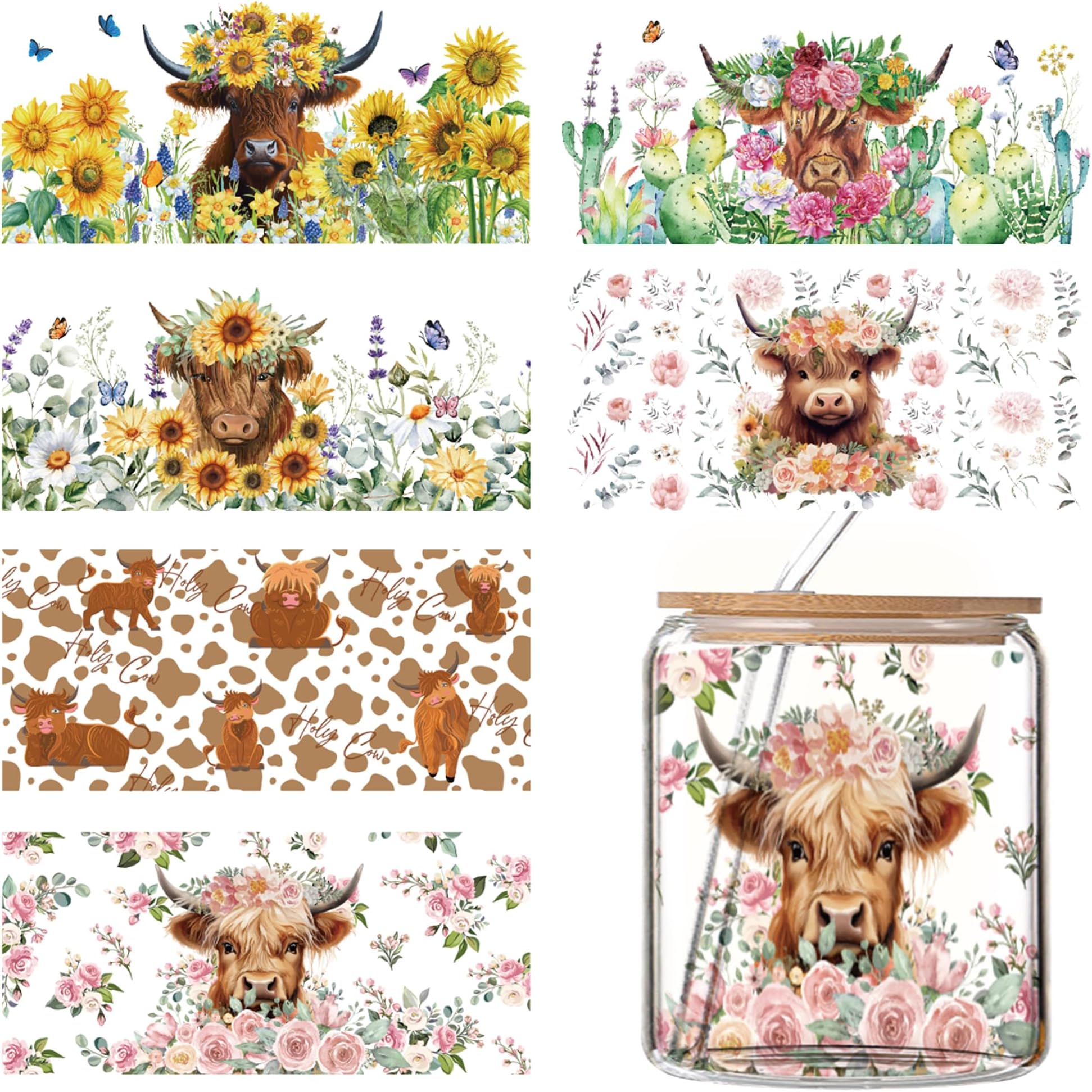 arricraft 10 Pcs Dragon UV DTF Cup Wrap Transfer Sticker, 10 Styles ...