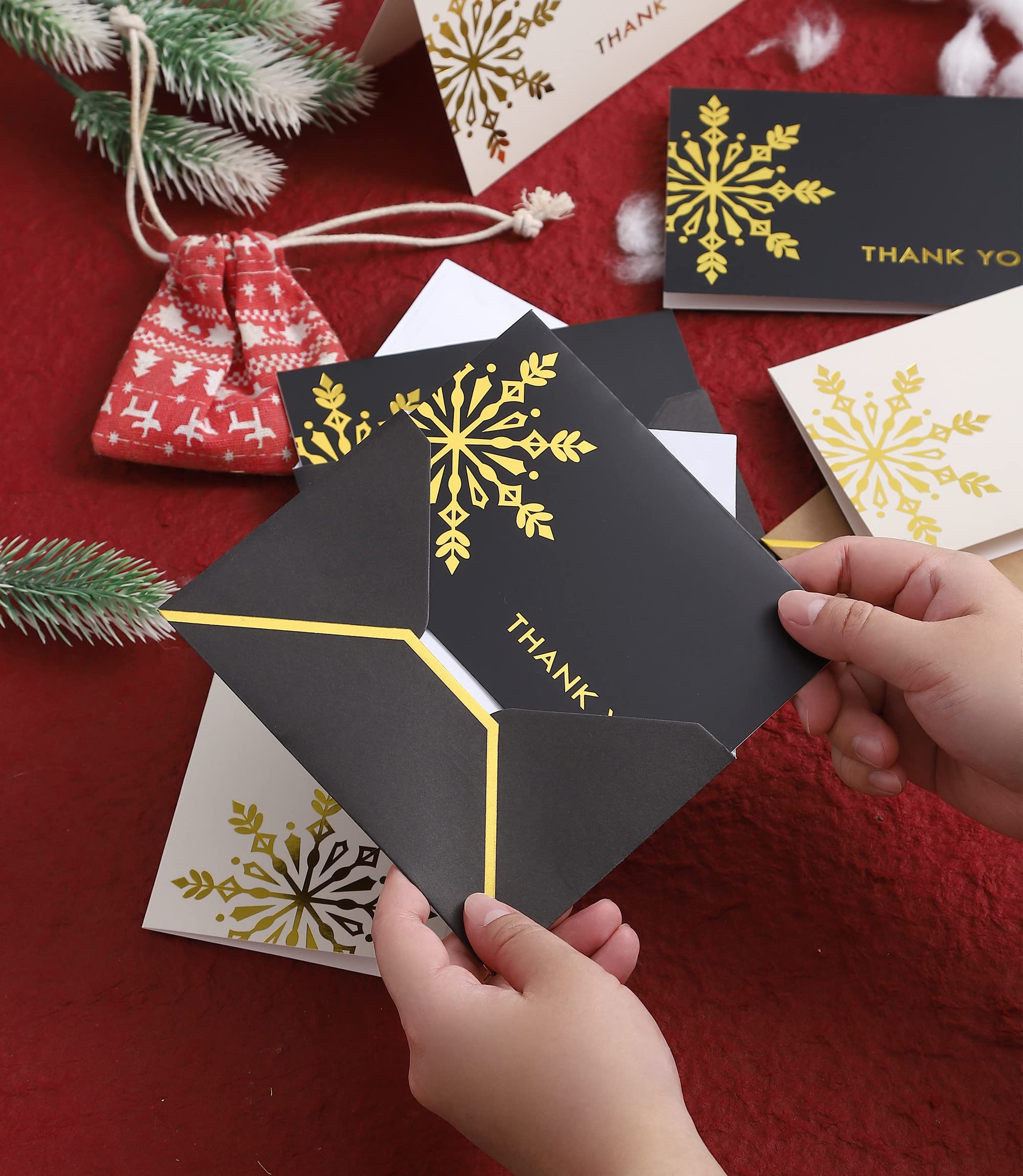 Snapklik.com : Winoo Design Heavy Duty Christmas Thank You Cards Boxed