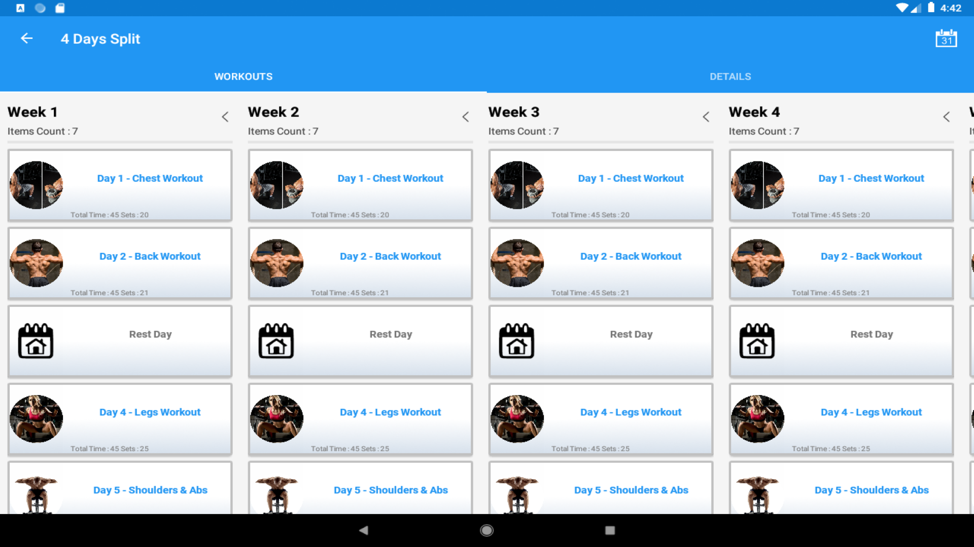 myWorkout - Fitness & Training - App on Amazon Appstore