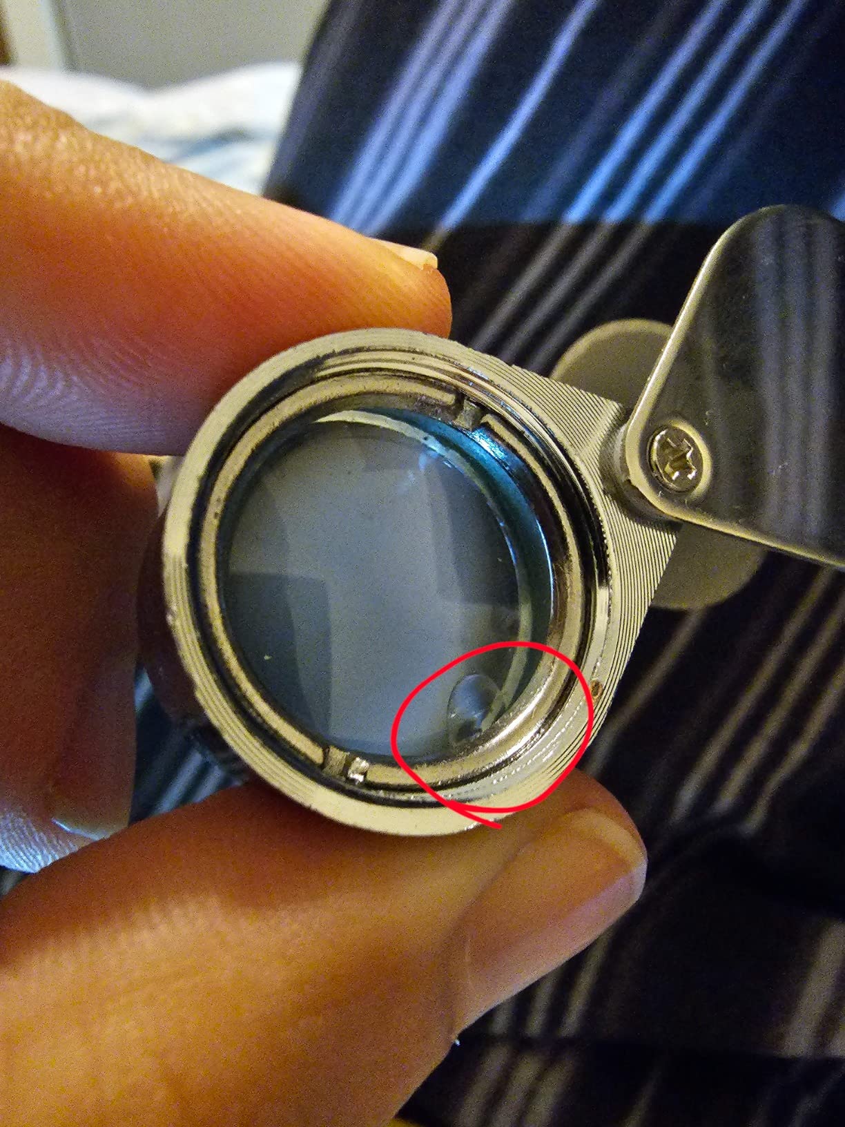 iKKEGOL 30 X 21mm Glass Jeweler Loupe Loop Eye Magnifier Magnifying ...