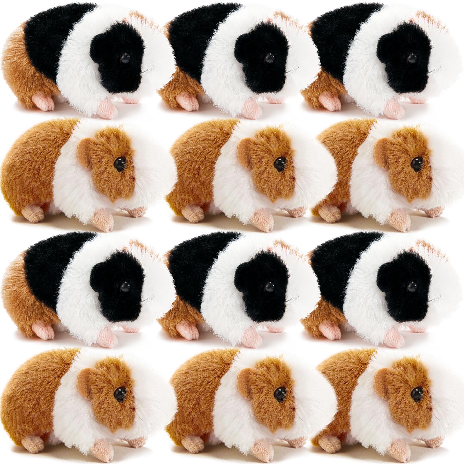 Amazon.com: 12 Pieces Cute Guinea Pig Stuffed Animal Bulk Guinea Pig ...
