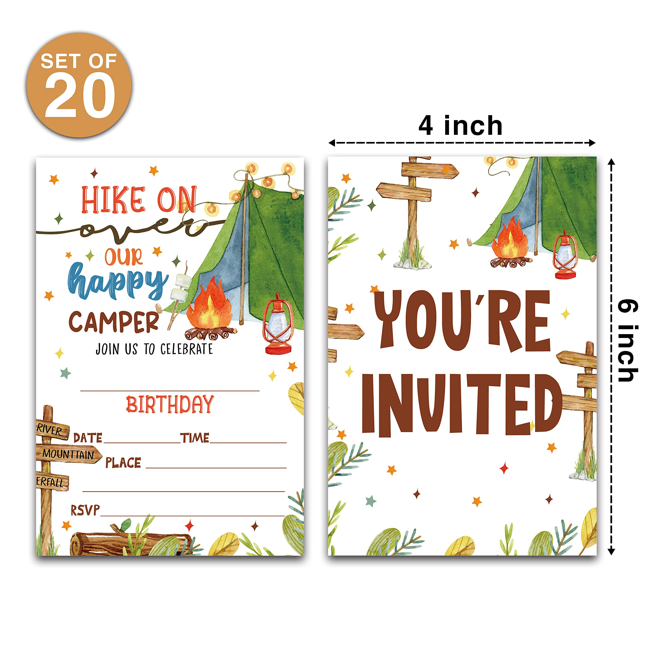 Invitaciones Para Acampar En El Patio Trasero Bodas En El Bosque: La