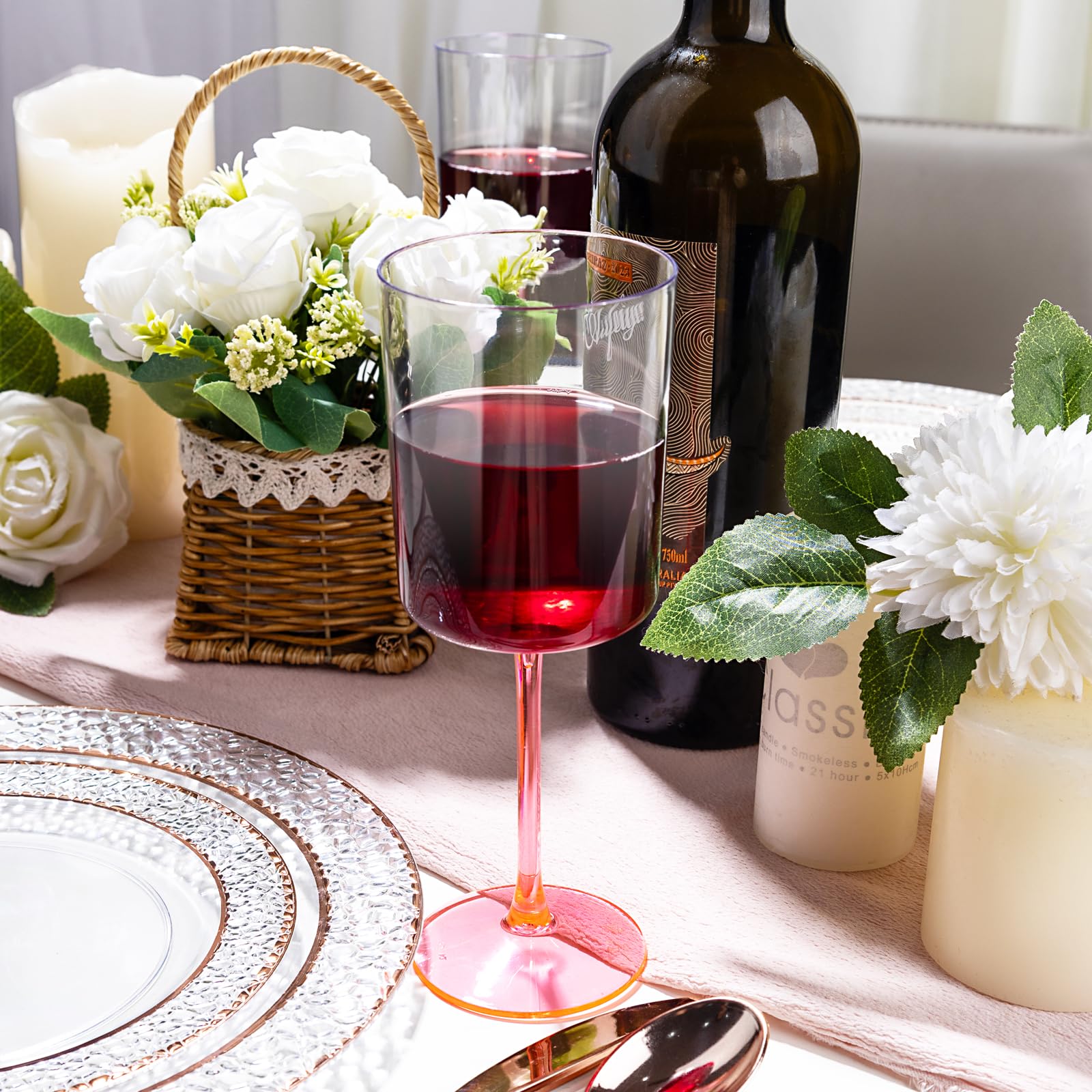 Disposable Plates For Wine Glasses Amazon.com: Trendables™ Premium 8