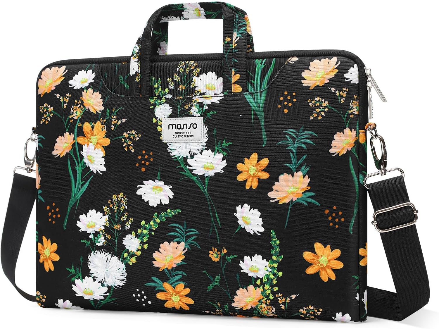 Amazon.com: MOSISO Laptop Bag for Women, 15.6 inch Computer Bag ...