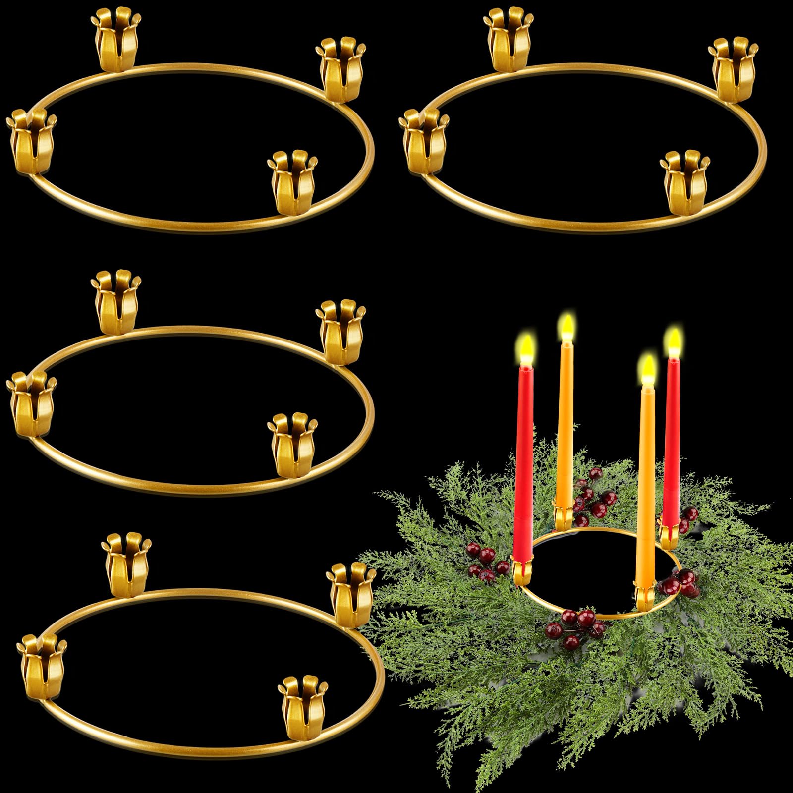 Advent Wreath Table Setting