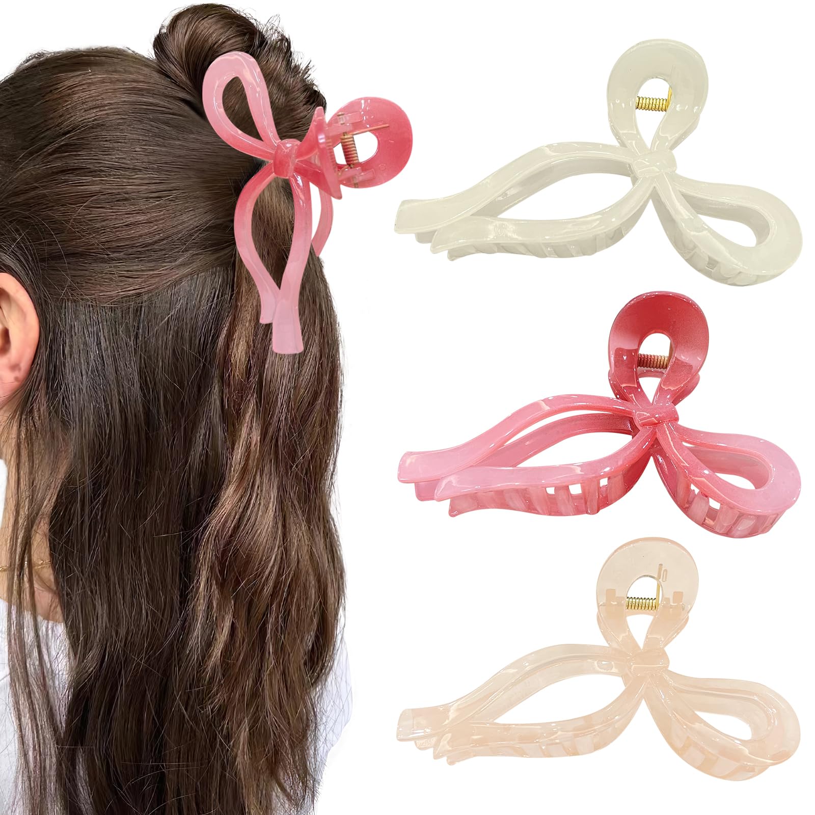 Amazon.com: Bmobuo Butterfly Hair Accessories for Women - 3Pcs Trendy 5 ...