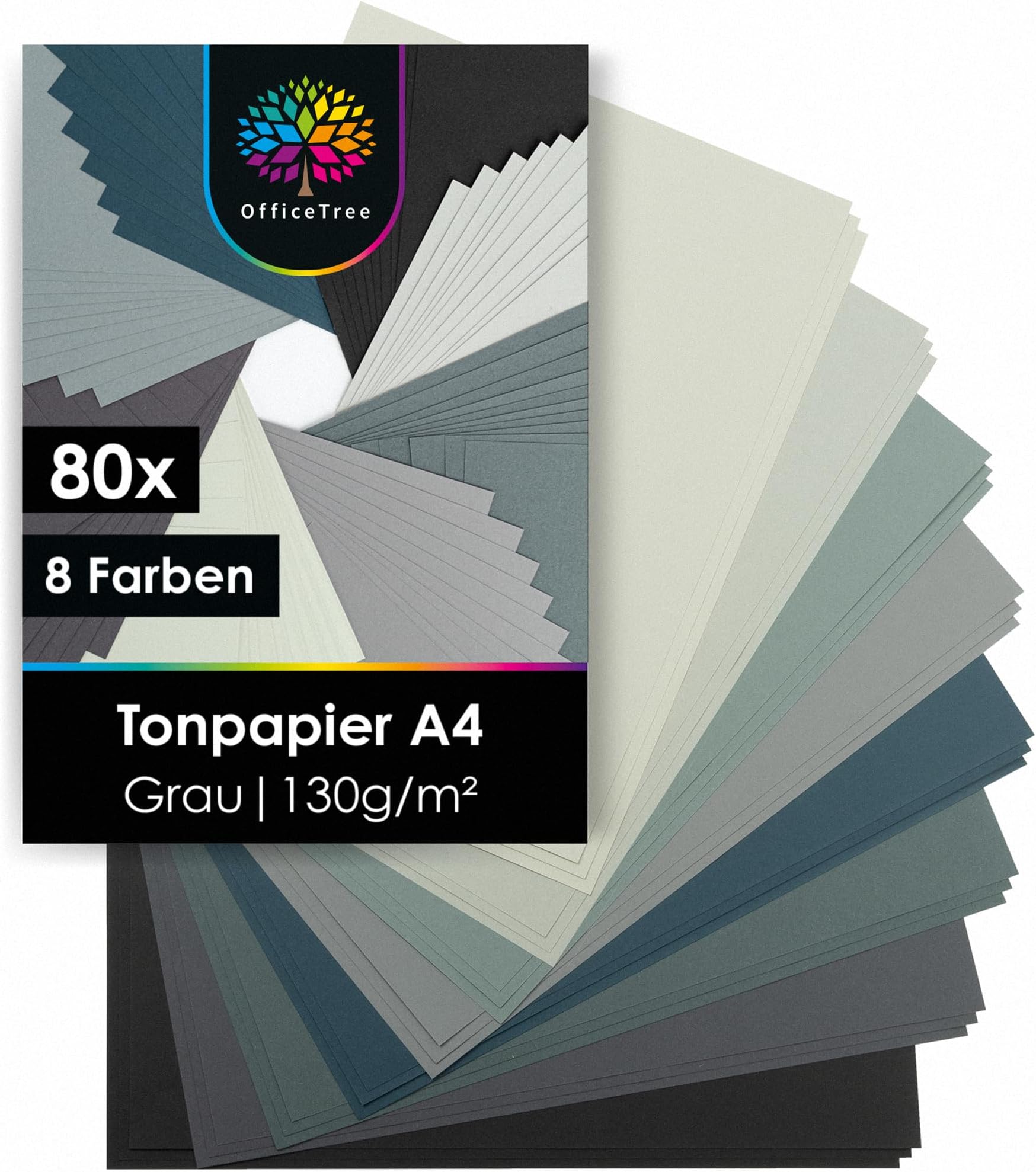 Ton-Papier 27 Blatt Druckerpapier A4 130g Natur, Gelb, Sonne, Sand ...