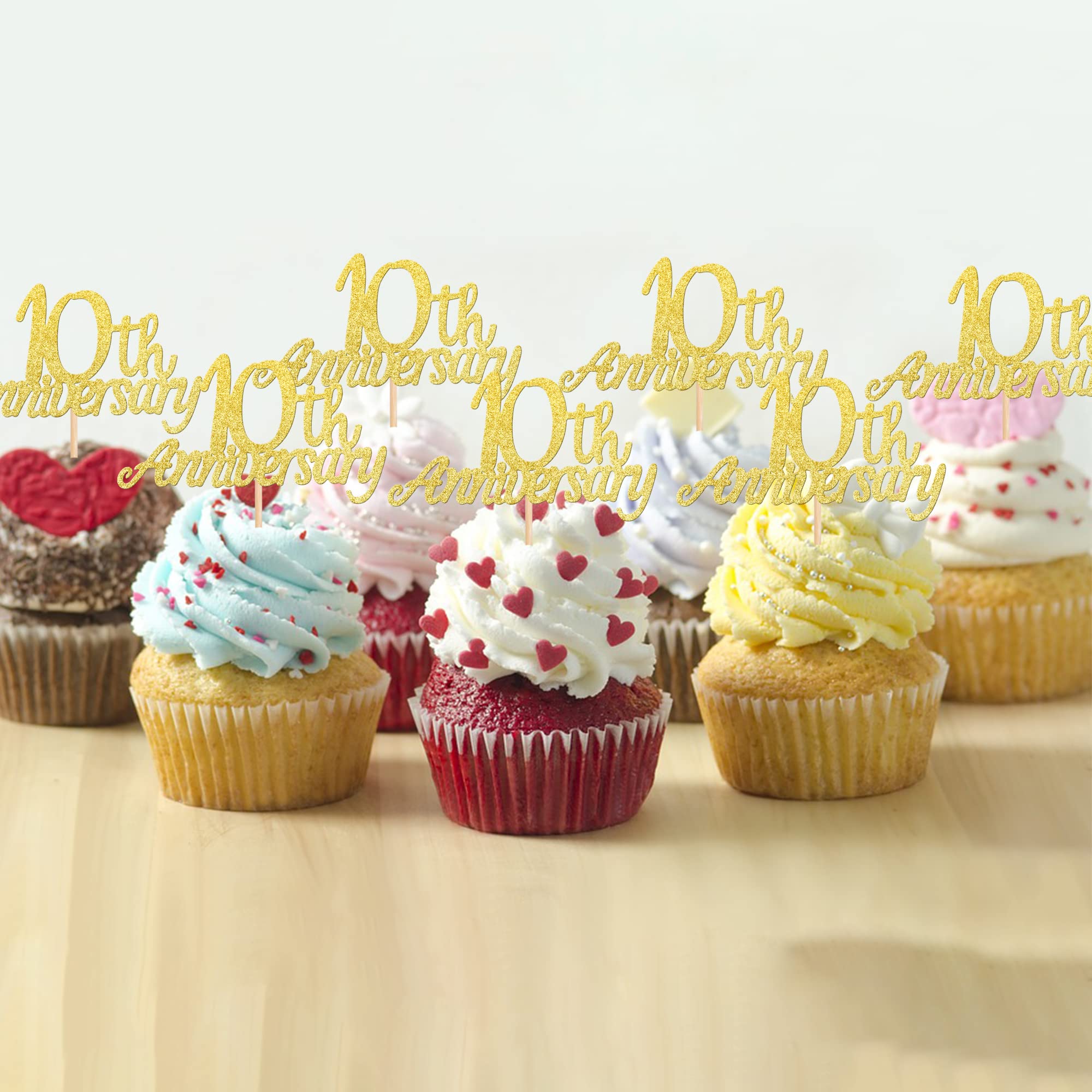 Anniversary Cupcake Toppers DIY Wedding Cake And Cupcake Topper Lia