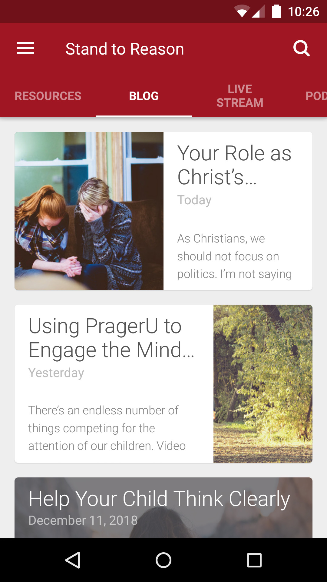 Stand to Reason - App on Amazon Appstore