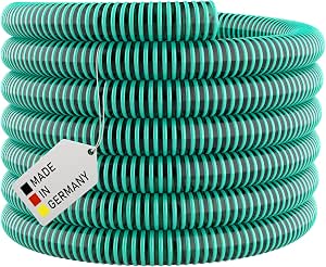 AWM Saugschlauch *GRÜN - Meterware - PVC Spiralschlauch Förderschlauch ...